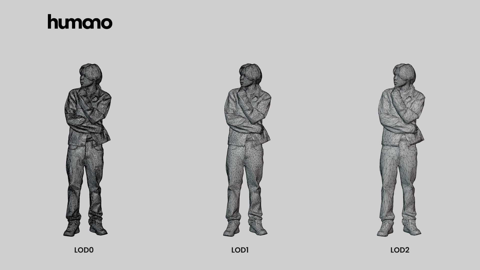 Humano Posed Standing Man 0415230 3D model - TurboSquid 2083380