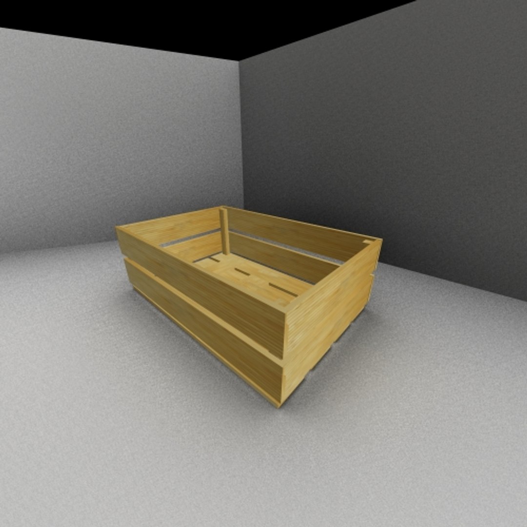 fruit box 3d model