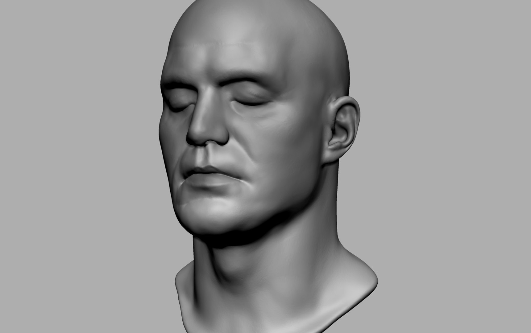 3D Base Male Head Model - TurboSquid 1486357