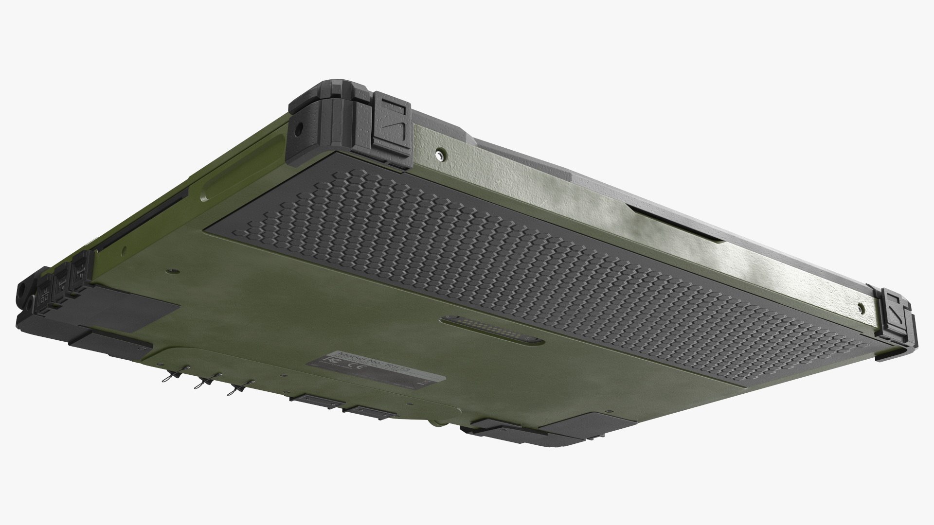 3D Laptop Mildef RS13 Rugged Green model - TurboSquid 2175129