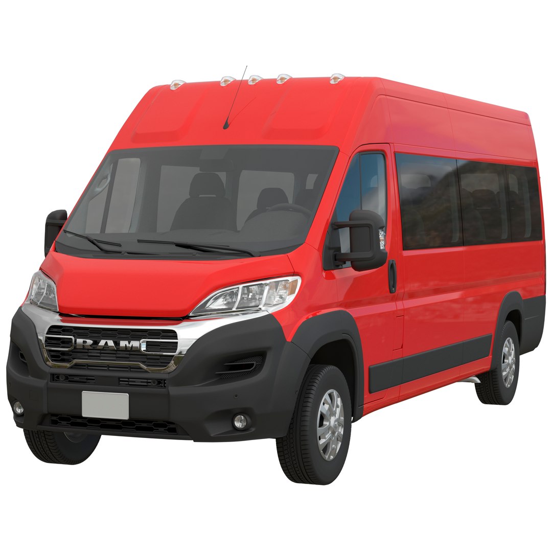 2024 Ram ProMaster 3500 SLT WINDOW VAN HIGH ROOF 159WB EXT 3D ...