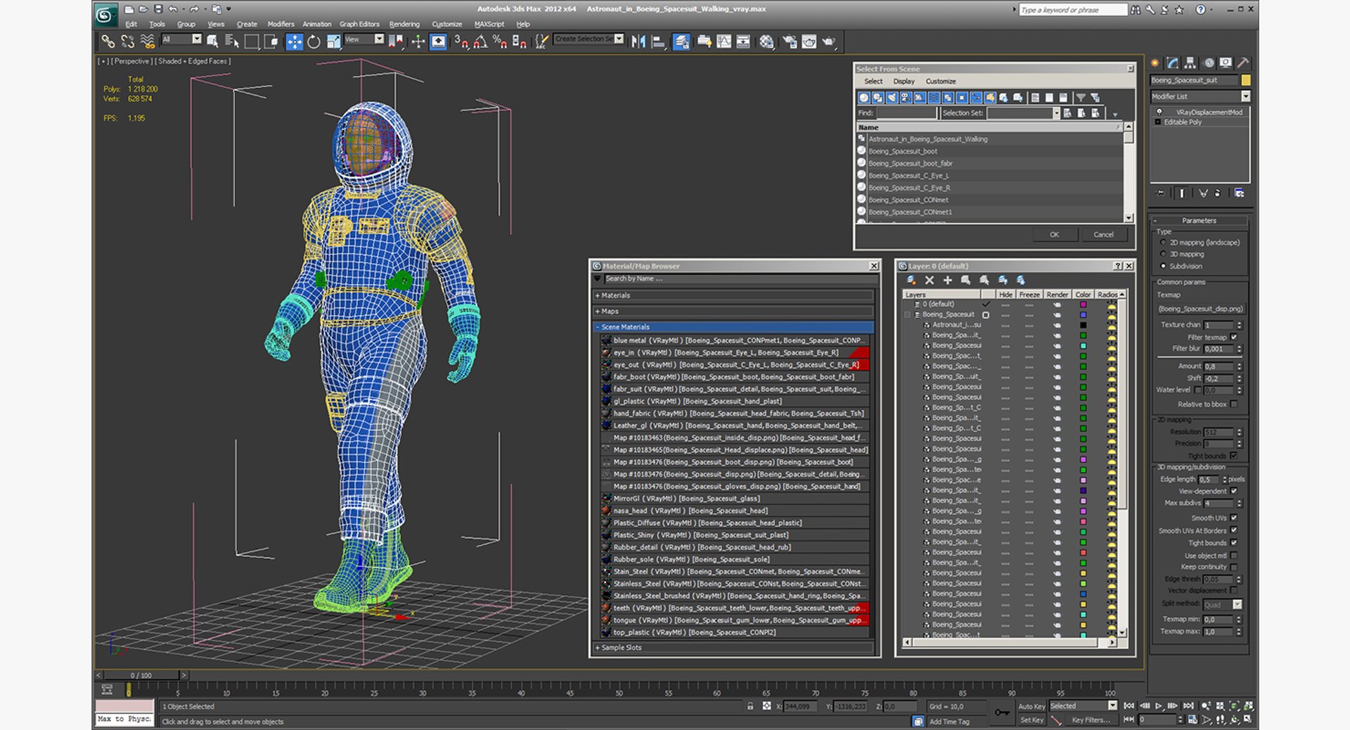 3D Nasa Astronaut Boeing Spacesuit Model - TurboSquid 1392212