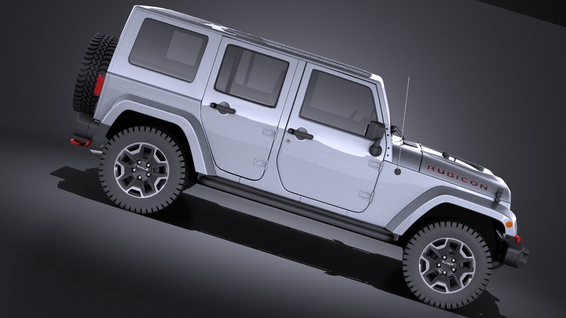 3d Model Jeep Wrangler Rubicon
