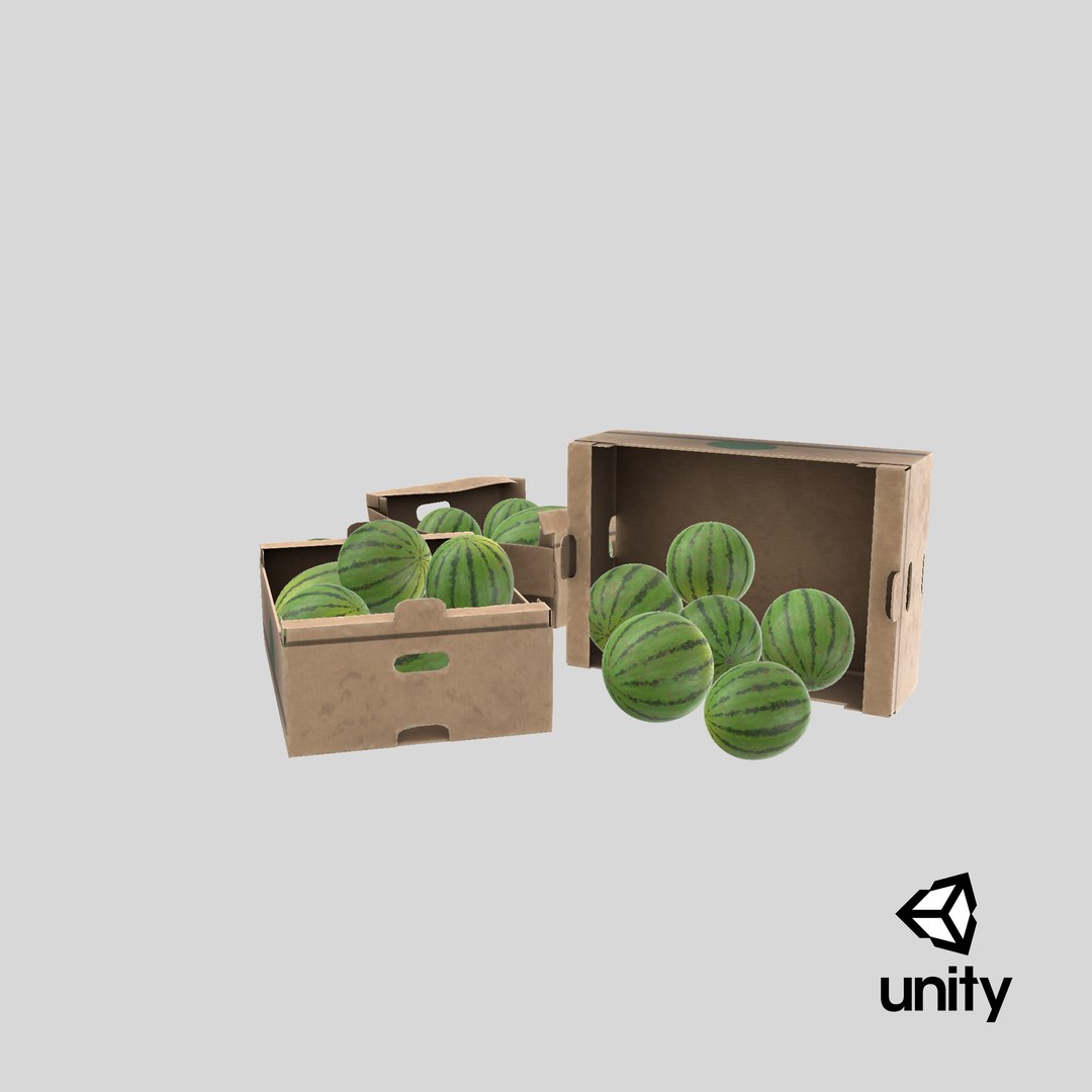 Watermelon Spill Small and Large 3D model - TurboSquid 2028369