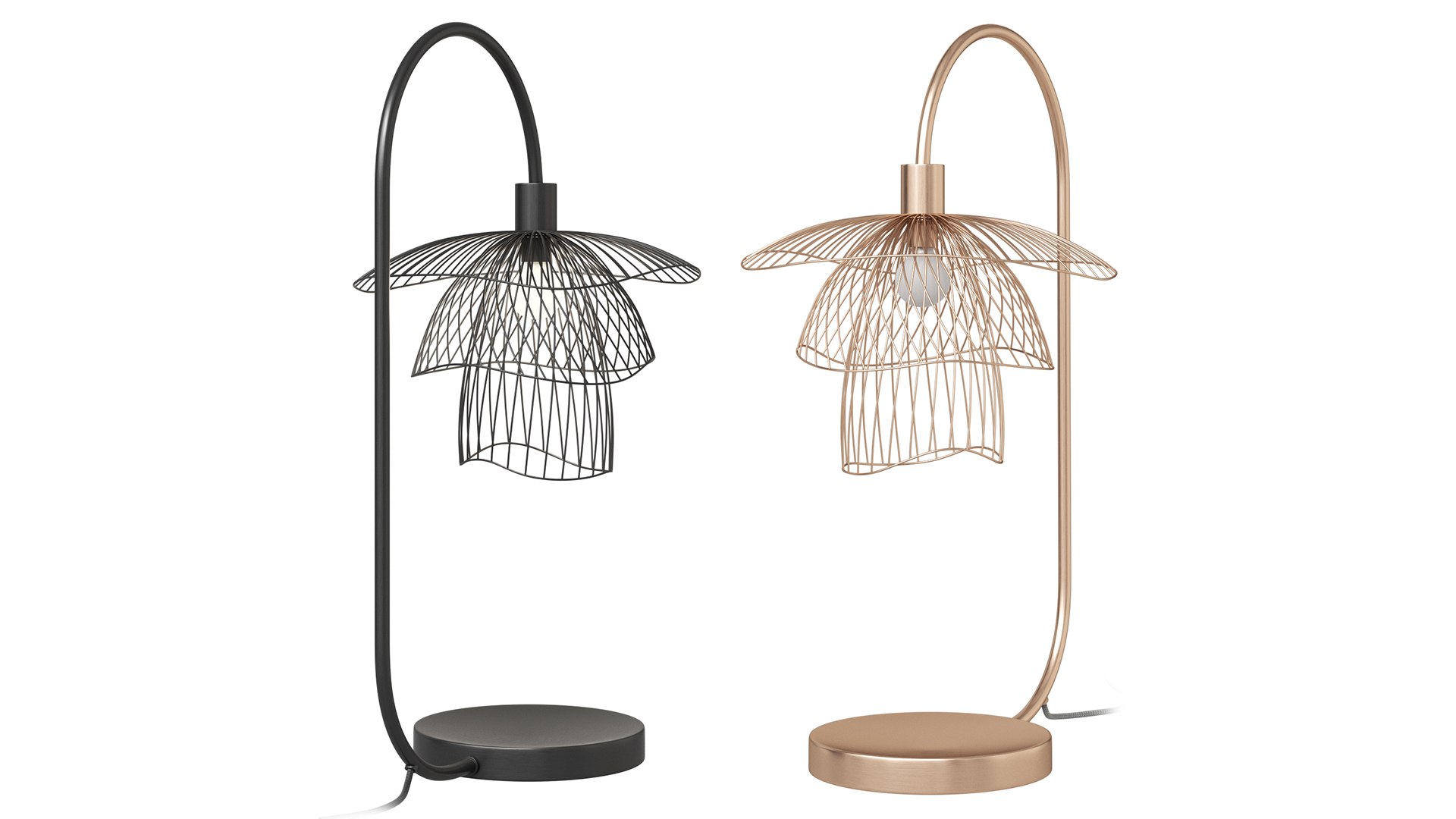 3D Forestier Table Lamp Papillon - TurboSquid 2243509