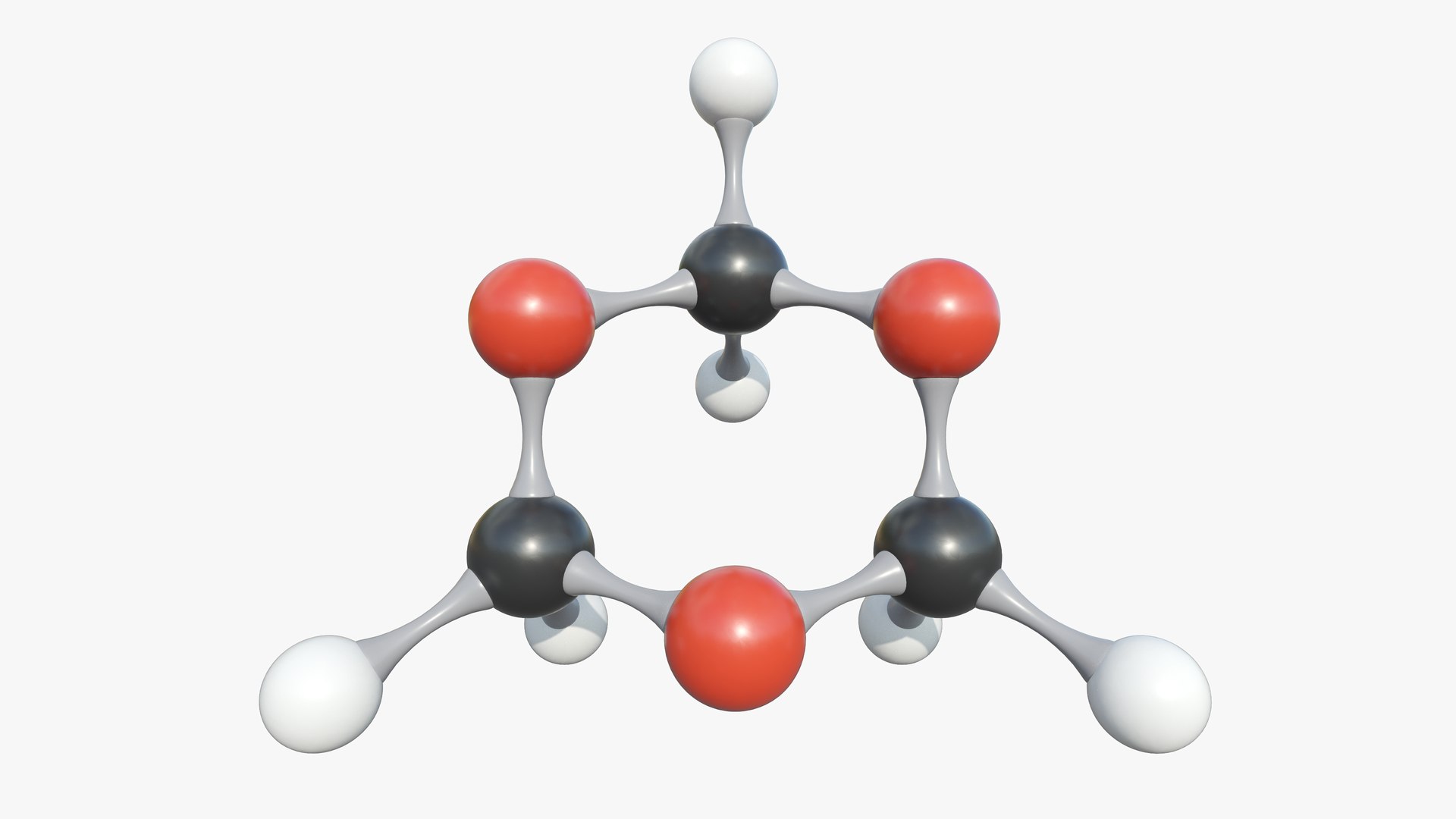 3D Model Trioxane Molecule With PBR 4K 8K - TurboSquid 1945630