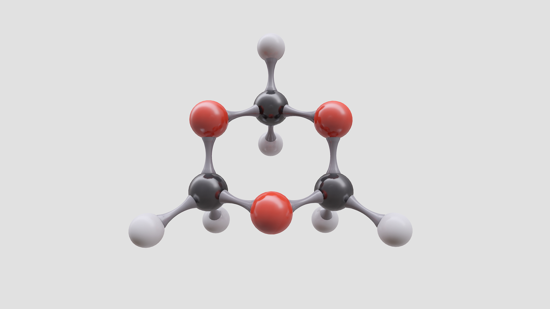 3D Model Trioxane Molecule With PBR 4K 8K - TurboSquid 1945630