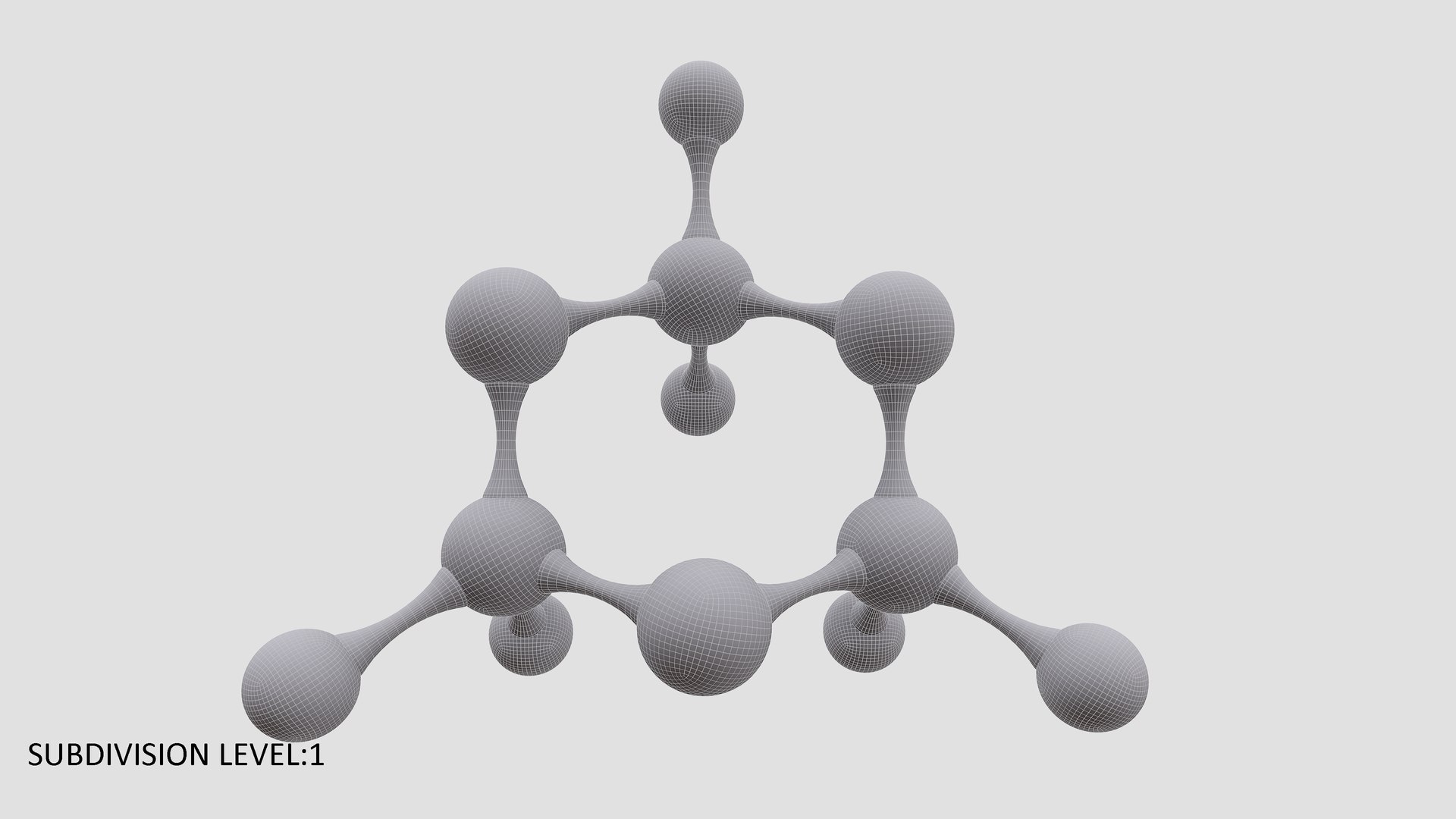 3D Model Trioxane Molecule With PBR 4K 8K - TurboSquid 1945630