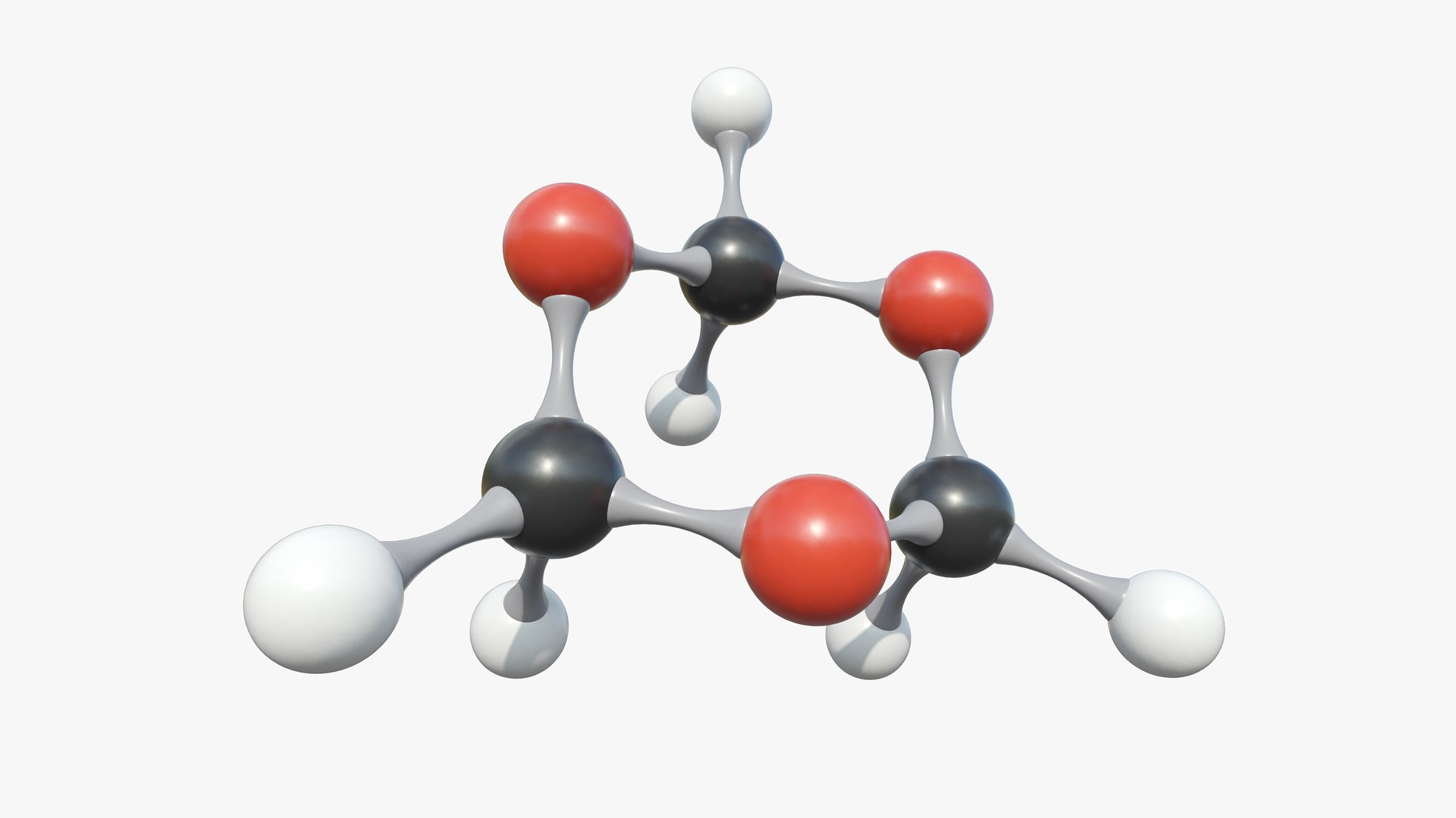 3D Model Trioxane Molecule With PBR 4K 8K - TurboSquid 1945630