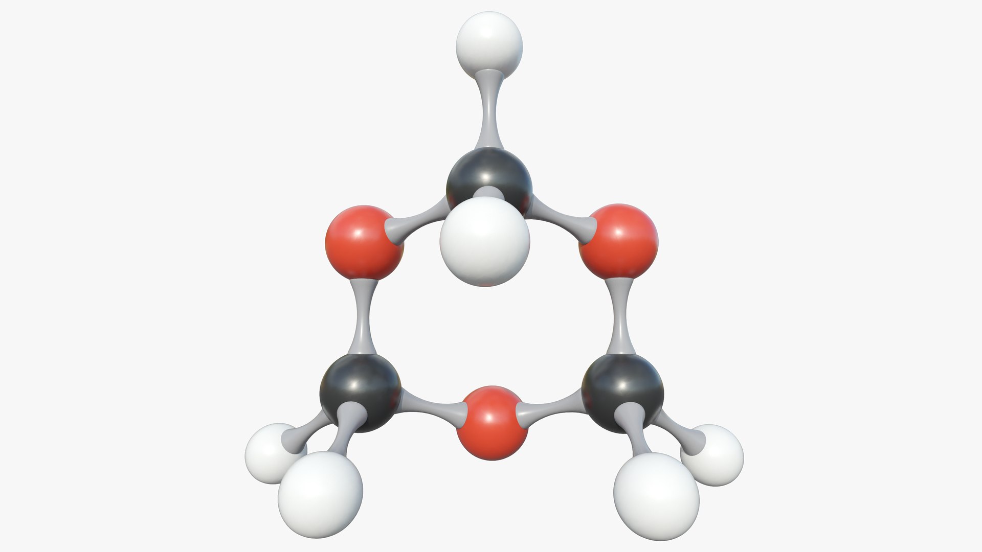 3D Model Trioxane Molecule With PBR 4K 8K - TurboSquid 1945630