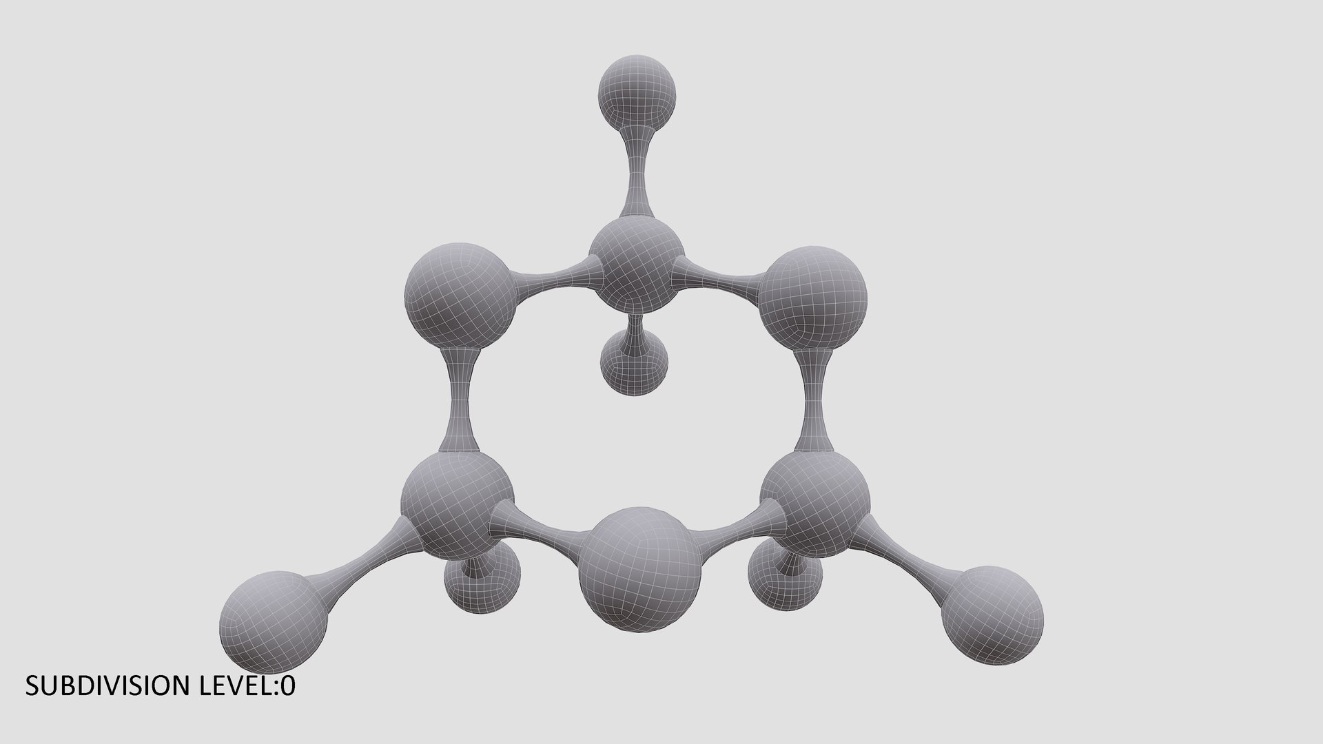 3D Model Trioxane Molecule With PBR 4K 8K - TurboSquid 1945630