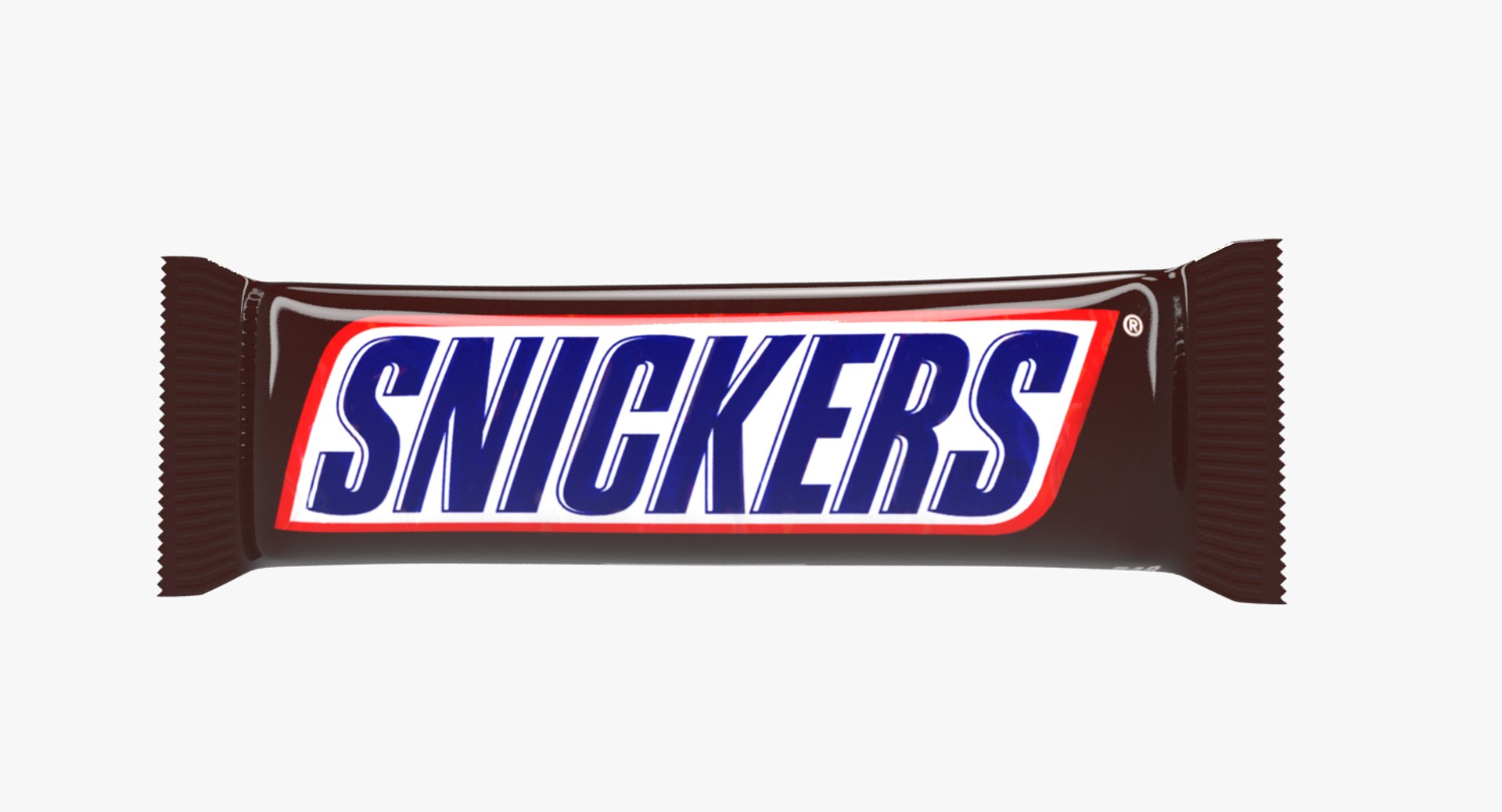 3d Chocolate Snickers Bar Model