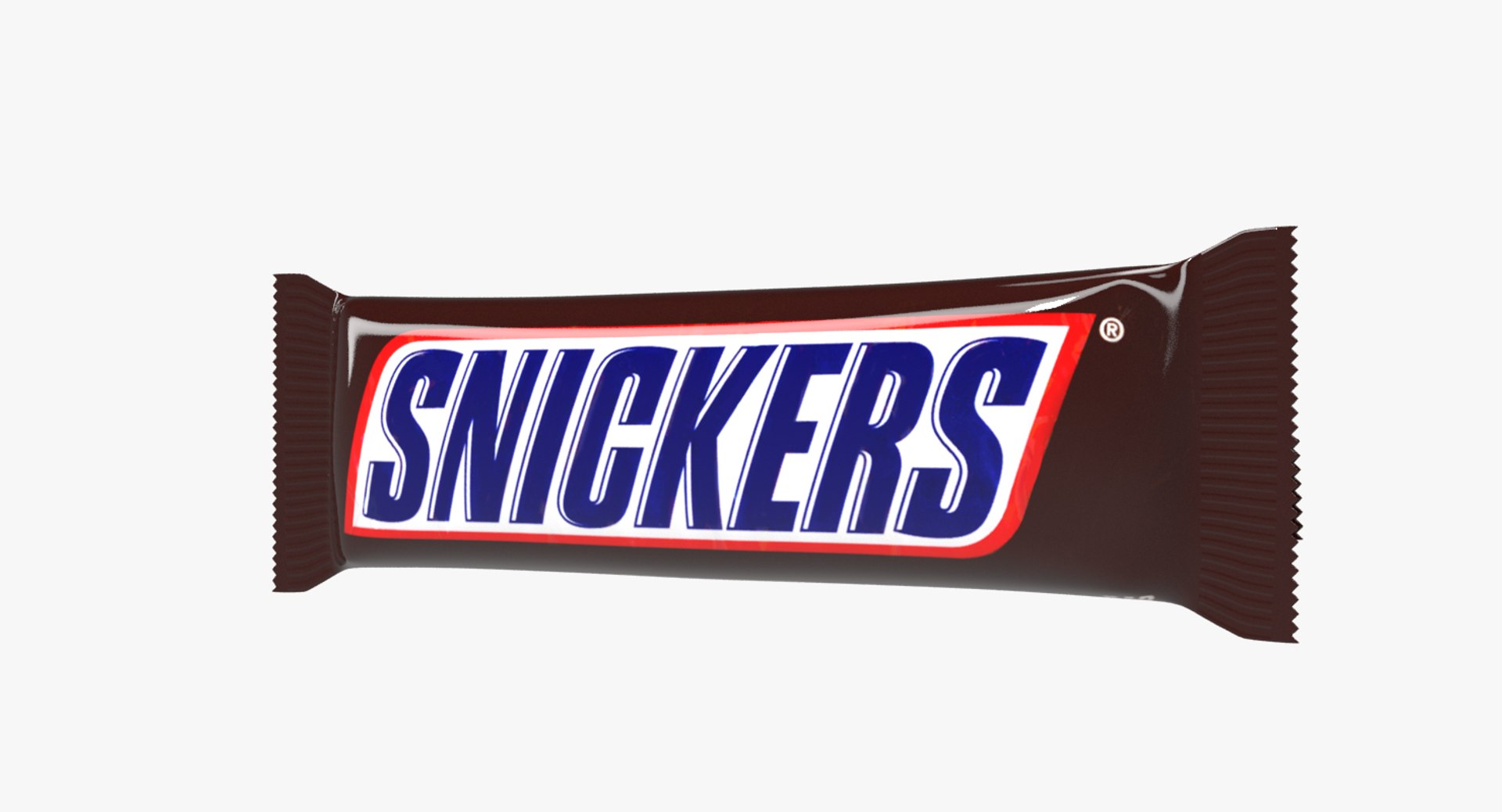 3d Chocolate Snickers Bar Model