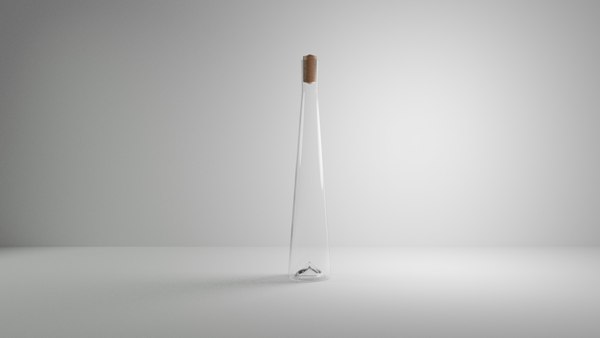 modelo 3d Botella De Vino Del Rin - TurboSquid 2117606