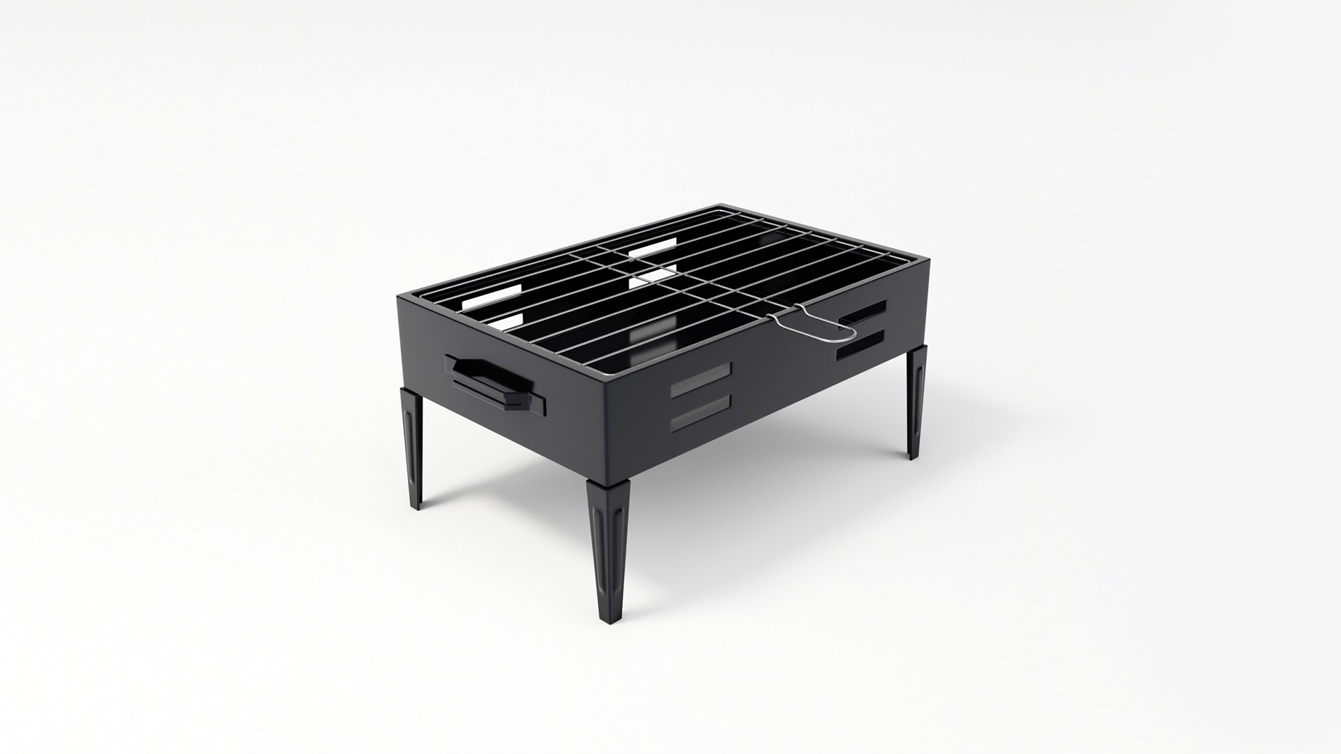 Portable Barbecue Grill 3D Model - TurboSquid 1680587