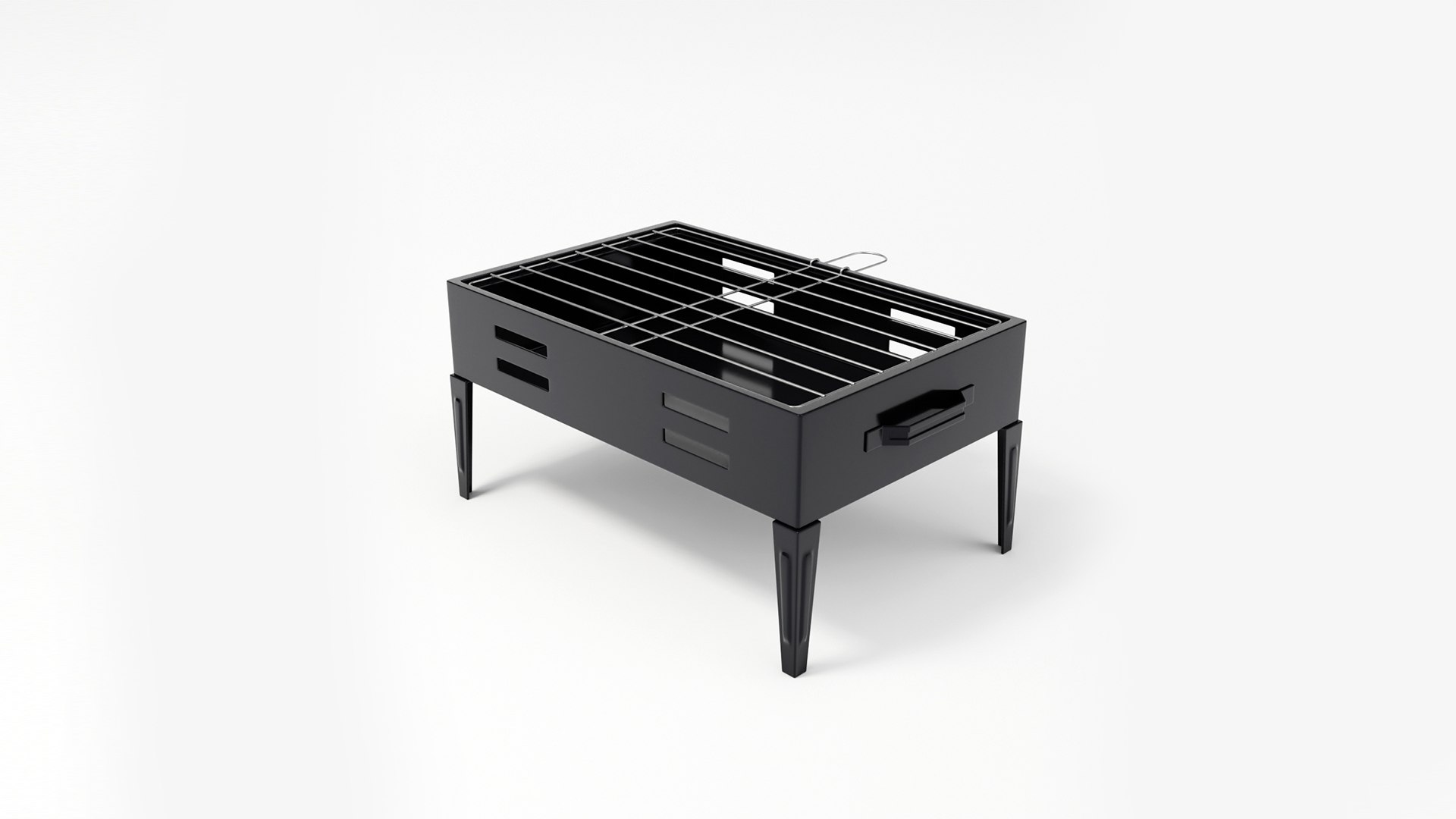 Portable Barbecue Grill 3D Model - TurboSquid 1680587