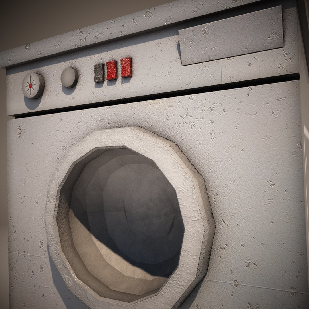 3d Wash Machine Model