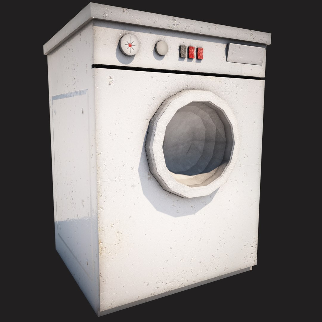 3d Wash Machine Model