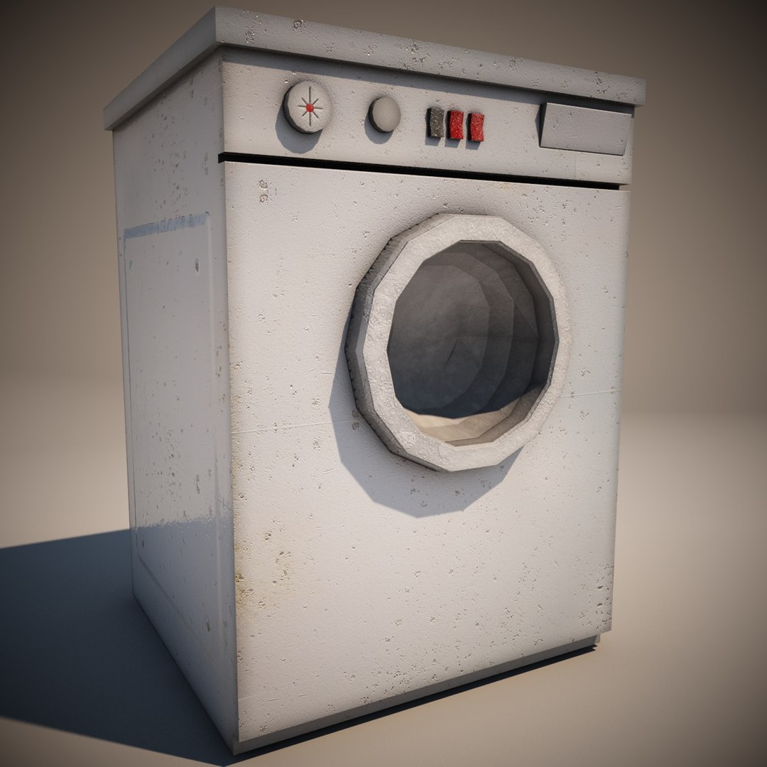 3d Wash Machine Model