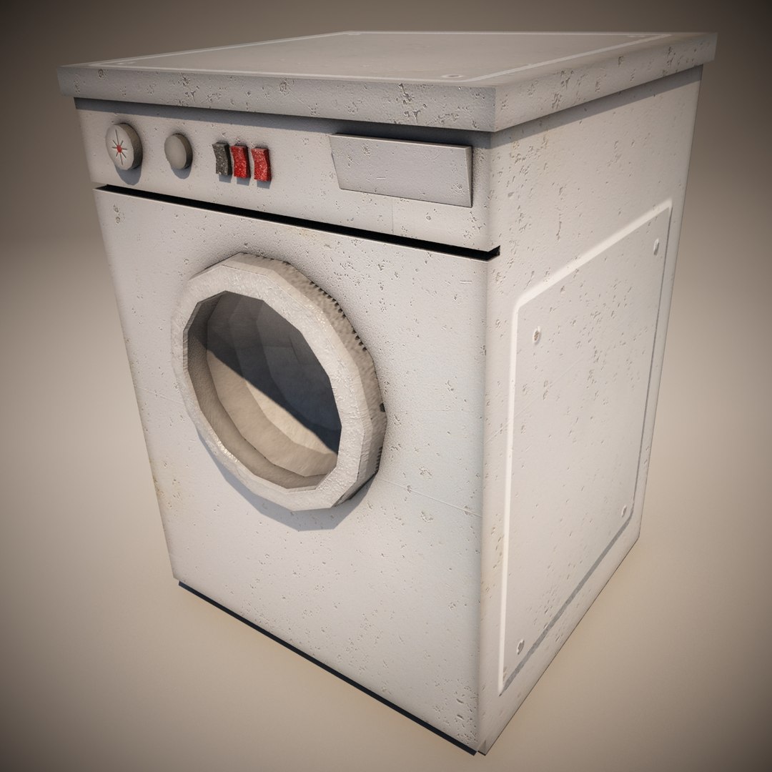 3d Wash Machine Model