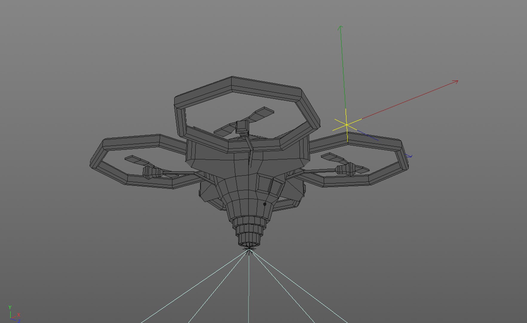 quadcopter drone 3d model