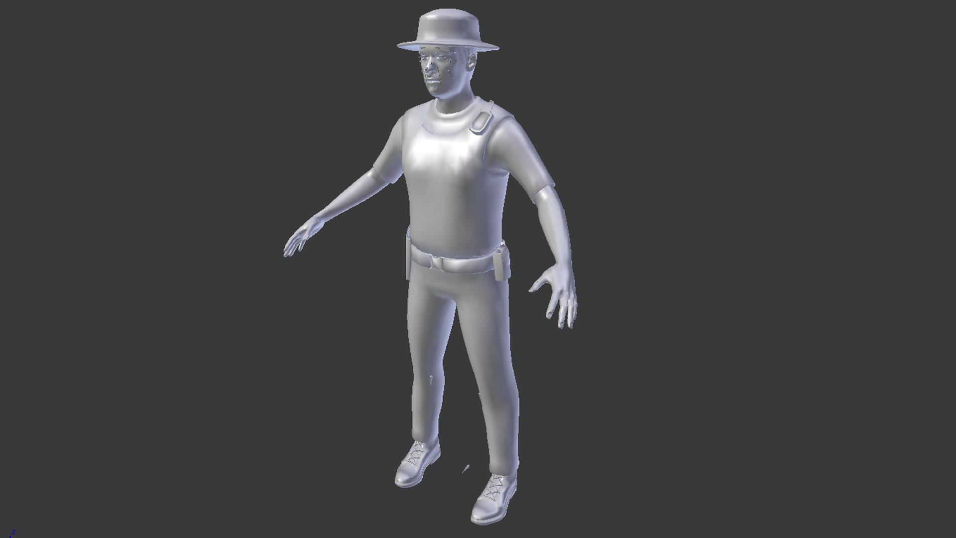 3D Ready Australian Police Officer - TurboSquid 1289914