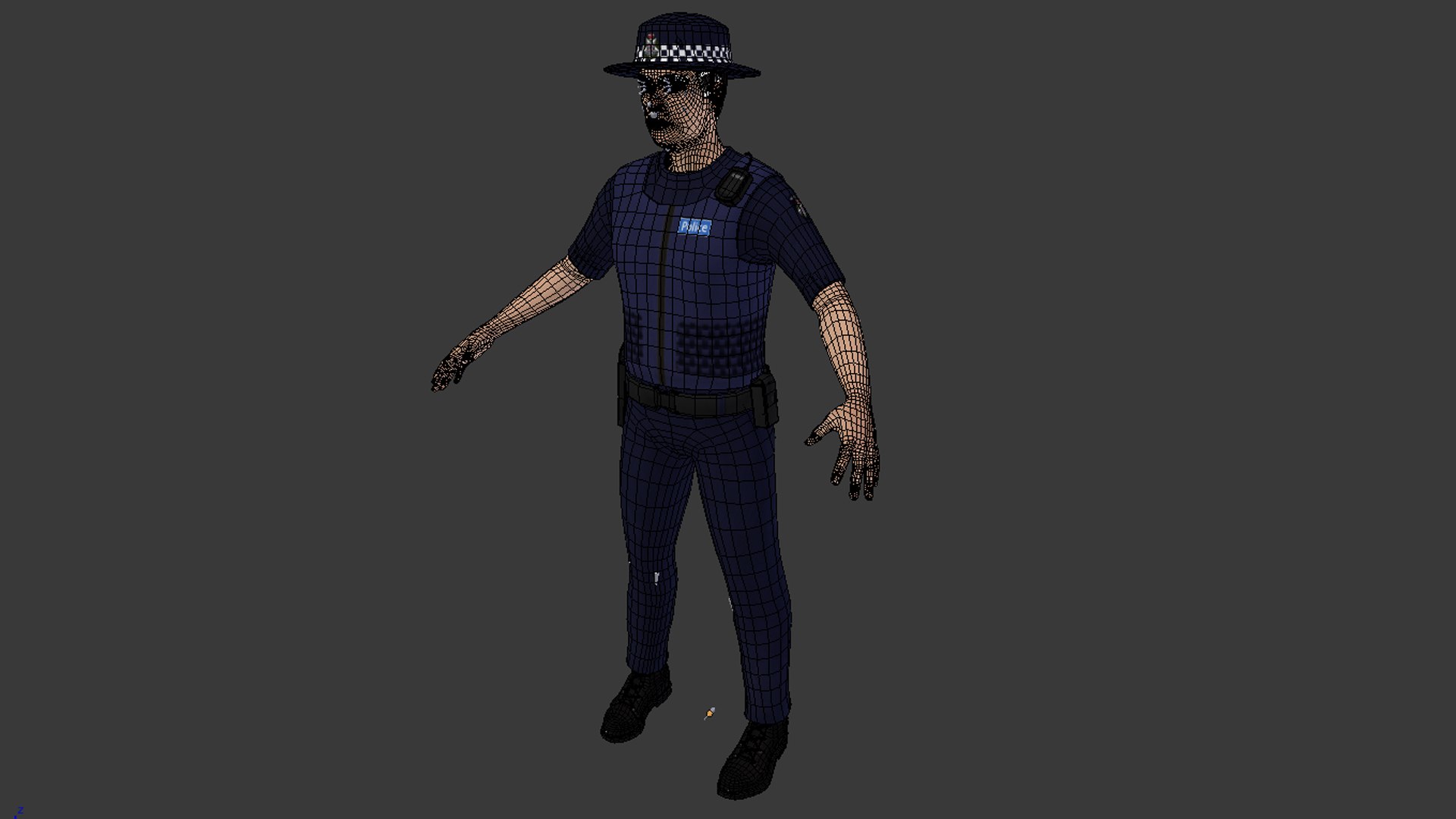 3D Ready Australian Police Officer - TurboSquid 1289914