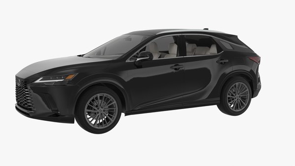 modelo 3d 2023 Lexus RX SUV de 350 plazas Negro - TurboSquid 2035529