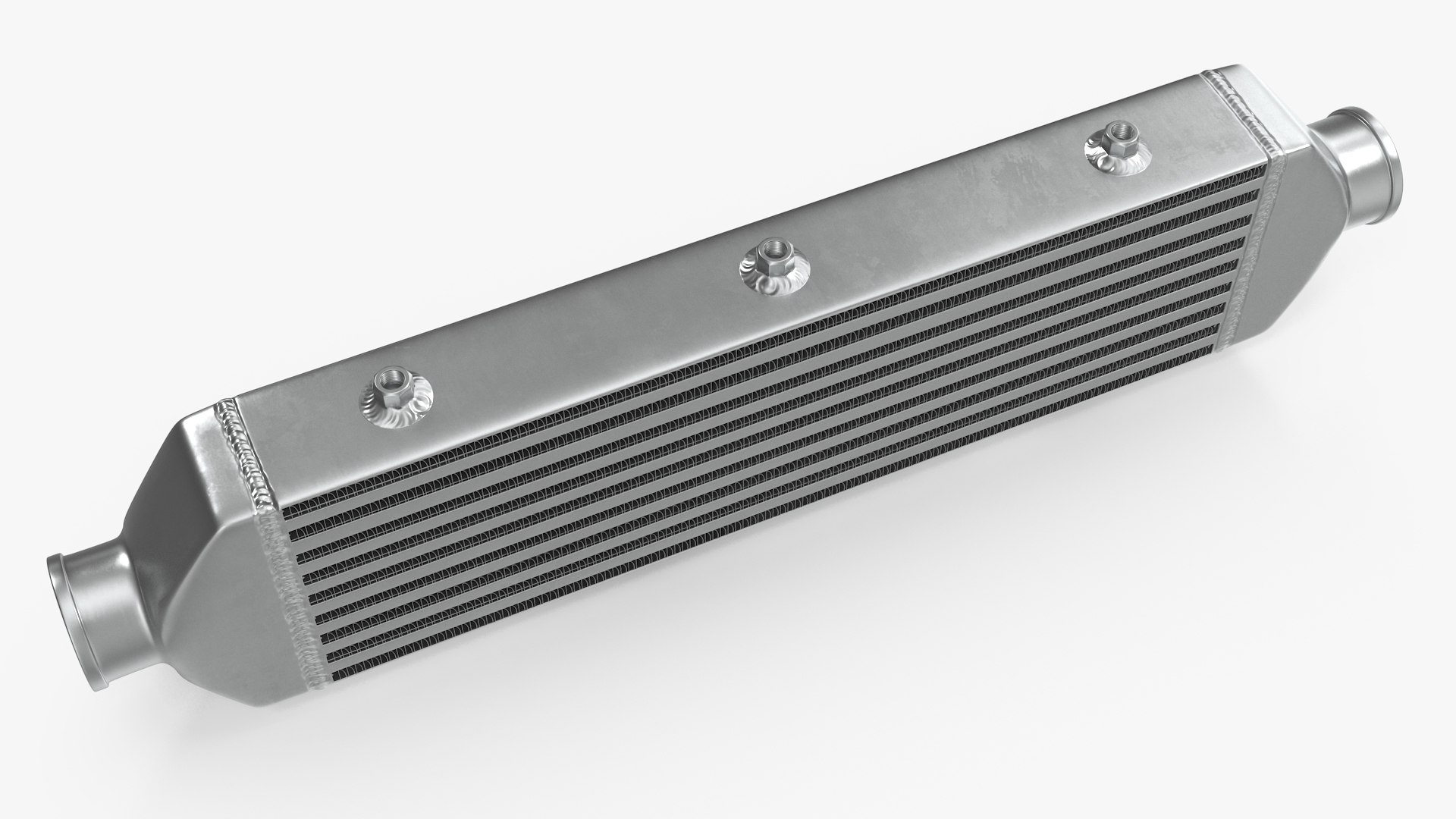 3D Mishimoto Car Intercooler Two Sided Pipes - TurboSquid 1929784