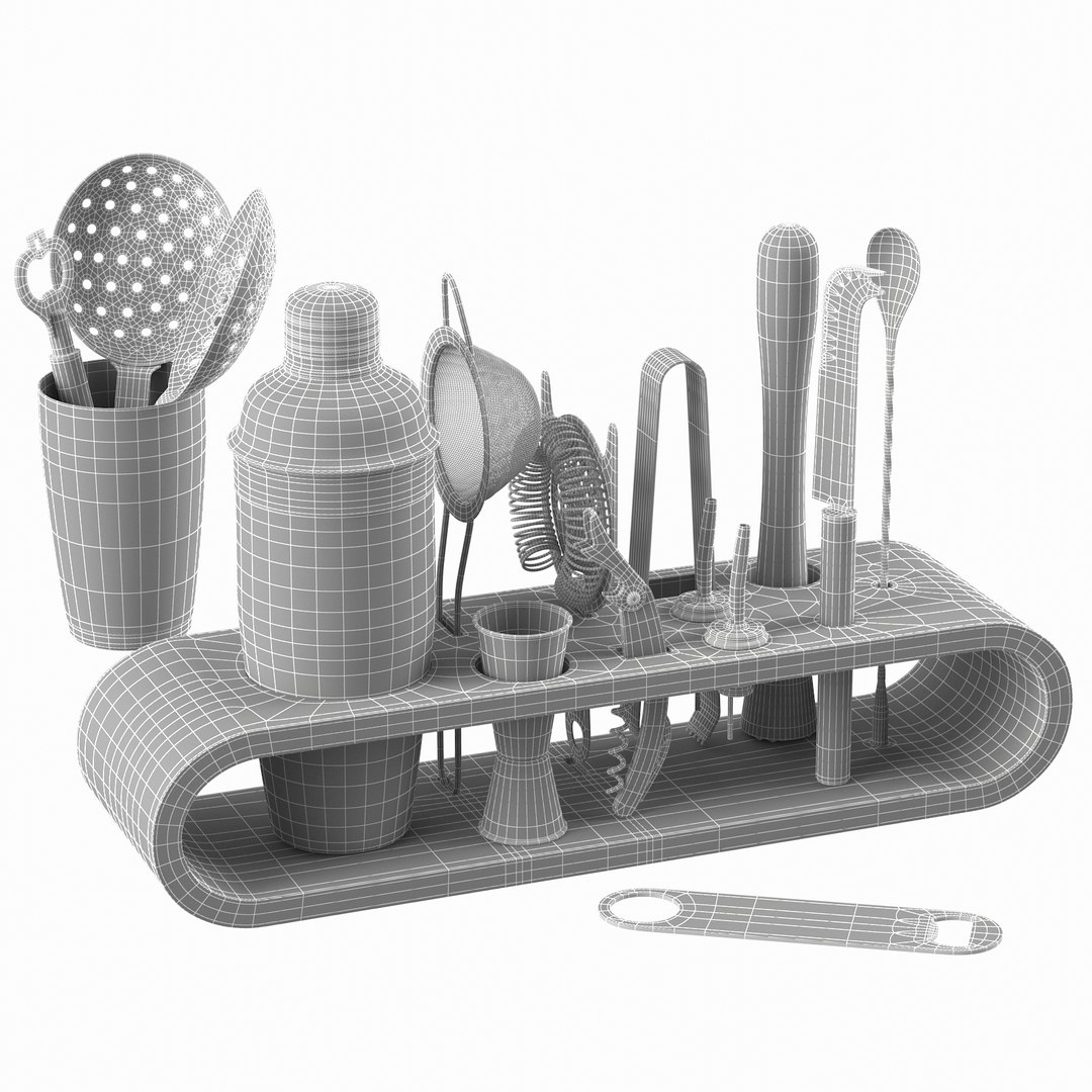 Cocktail Bar 3D Model - TurboSquid 1607619