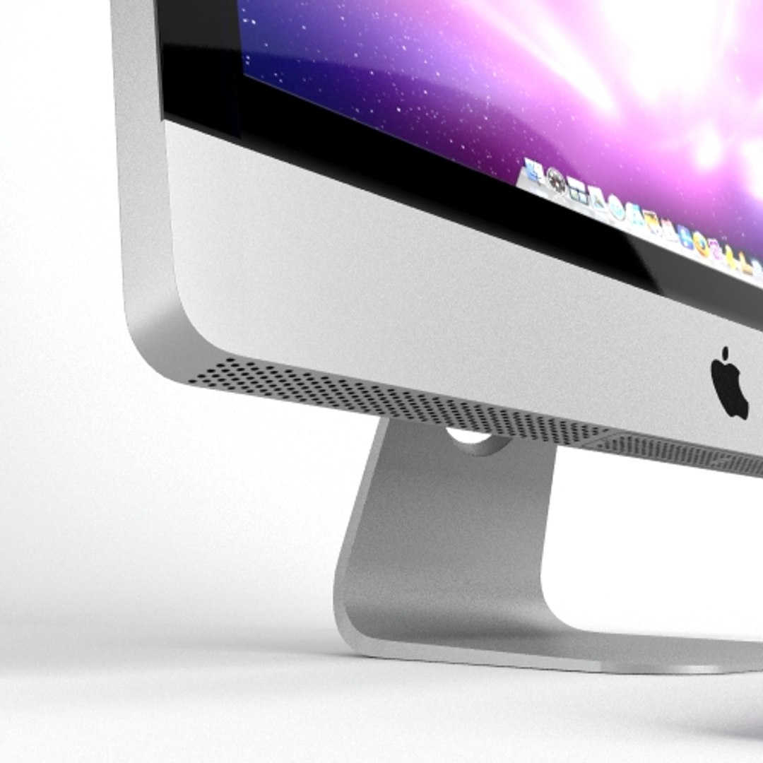 apple imac 3d model
