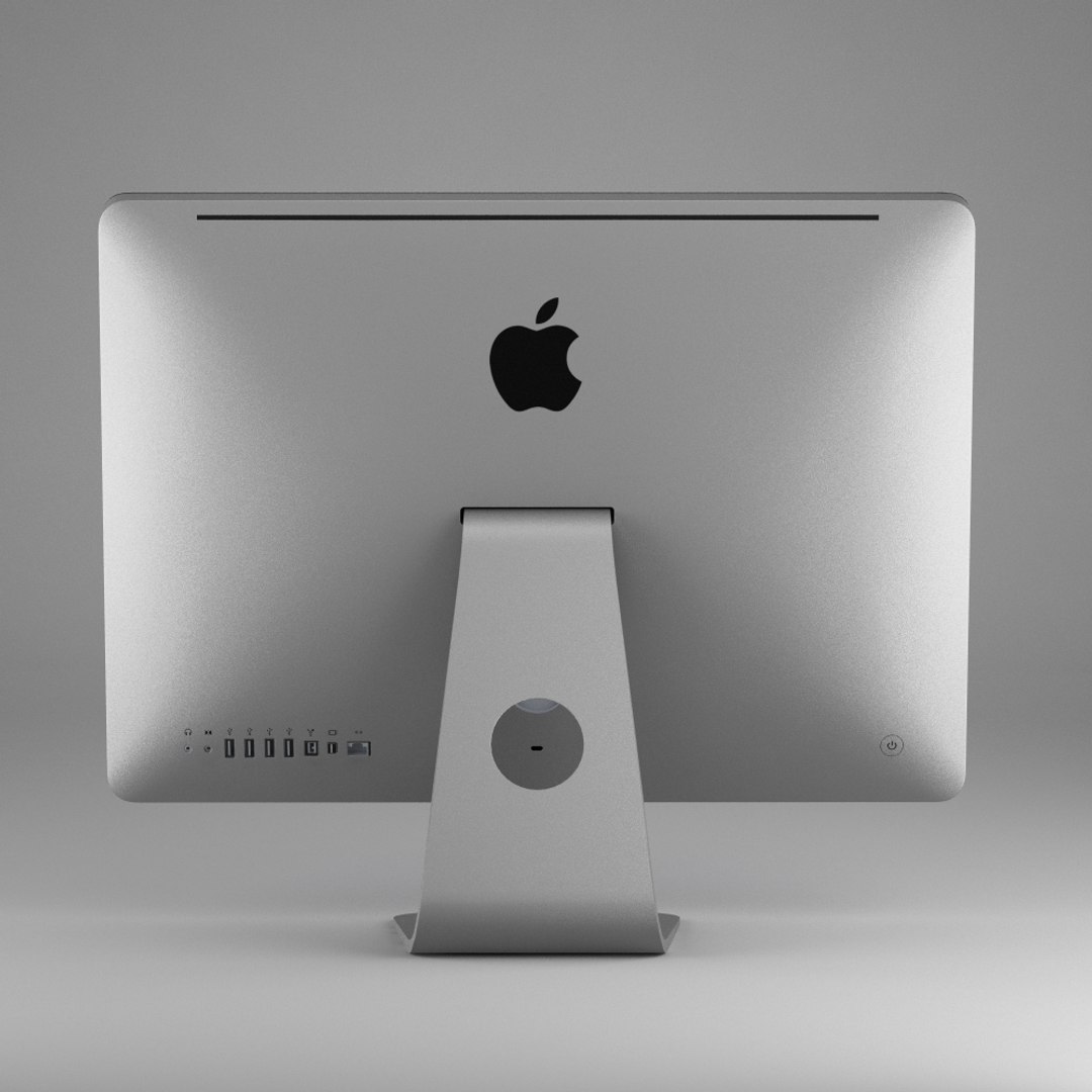 apple imac 3d model