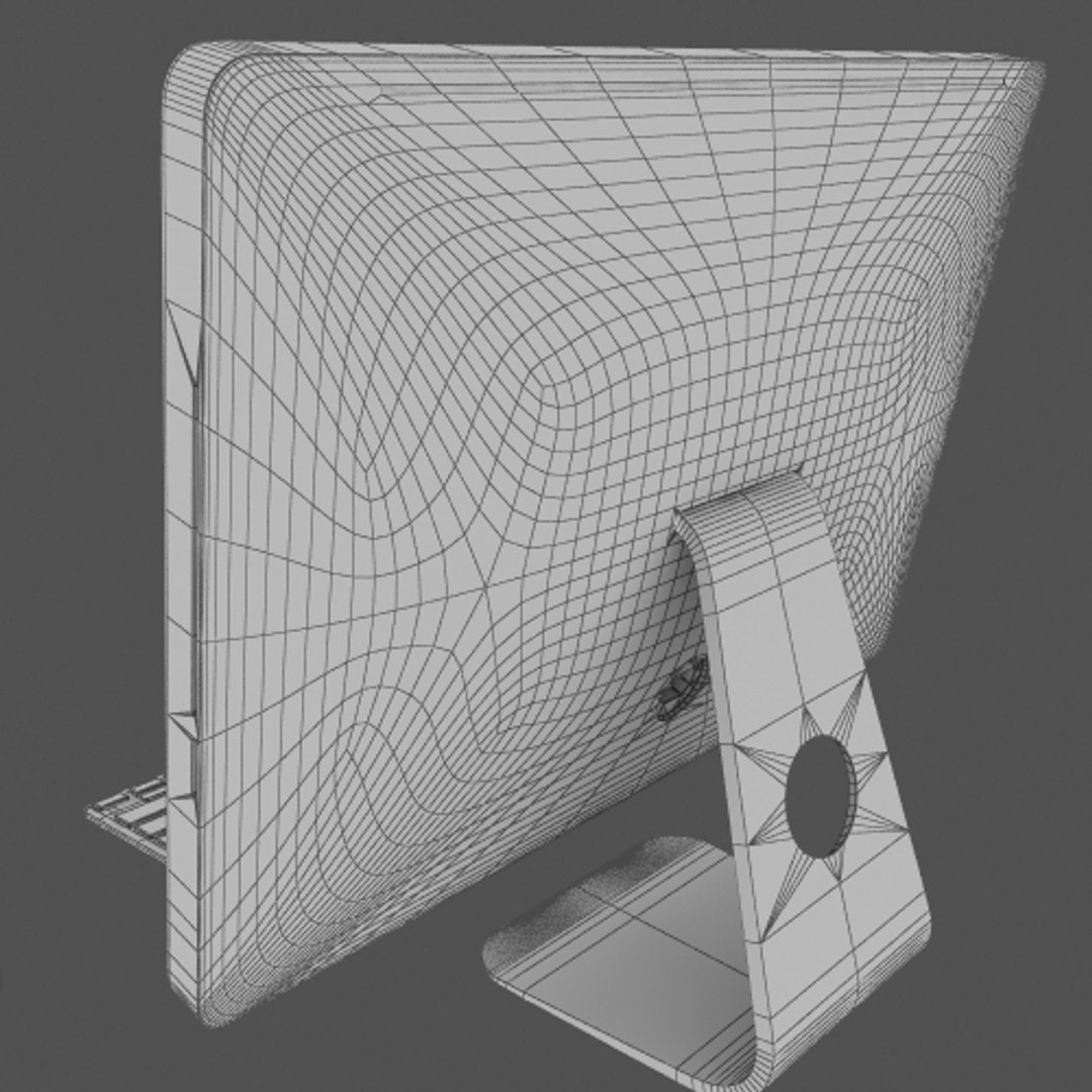 apple imac 3d model