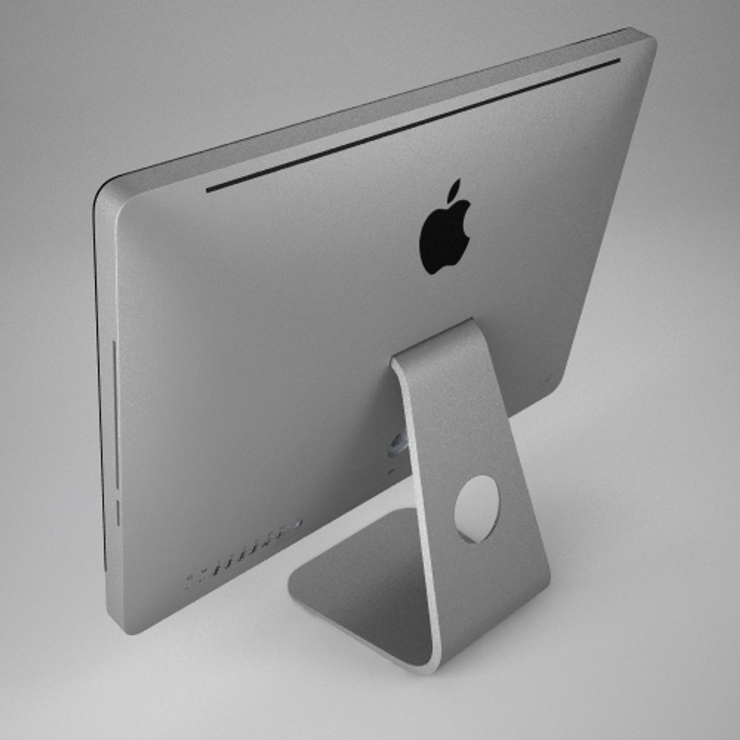 apple imac 3d model