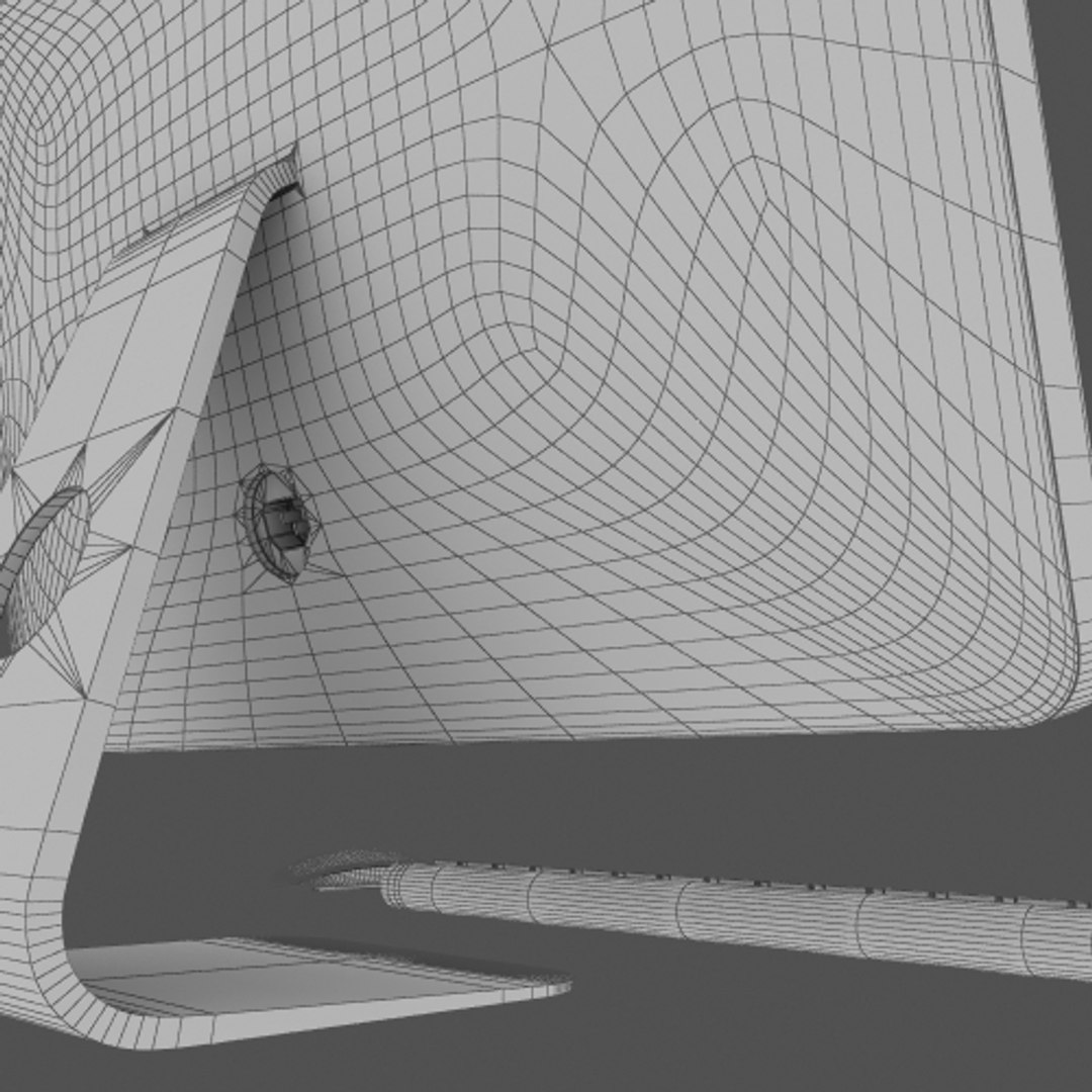 apple imac 3d model