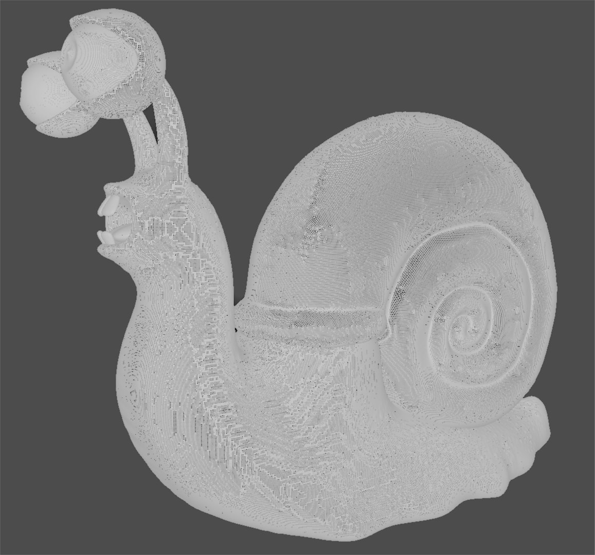 Snail overbite cartoon 3D model - TurboSquid 1713548