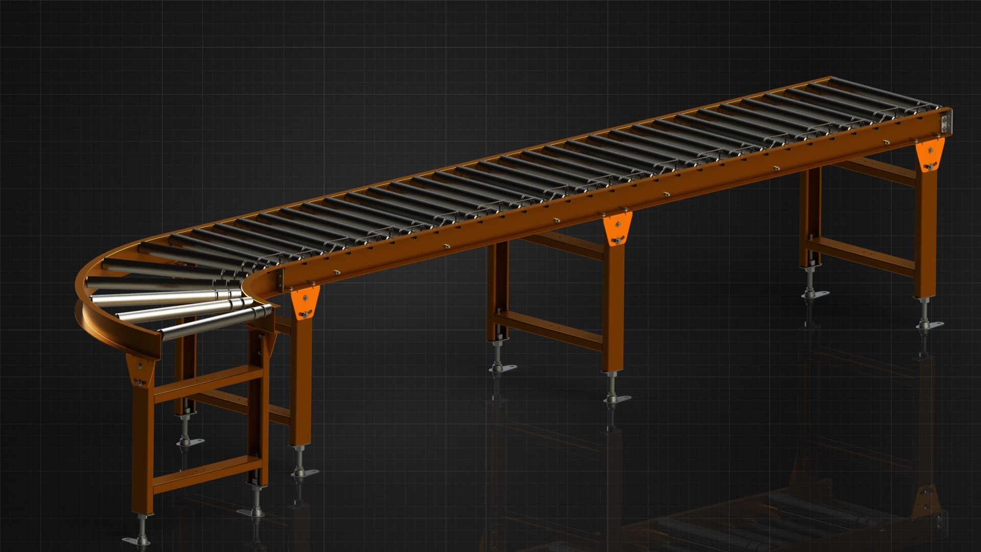 Conveyor 3D Model - TurboSquid 1877973