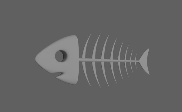Fish bone model - TurboSquid 1664133