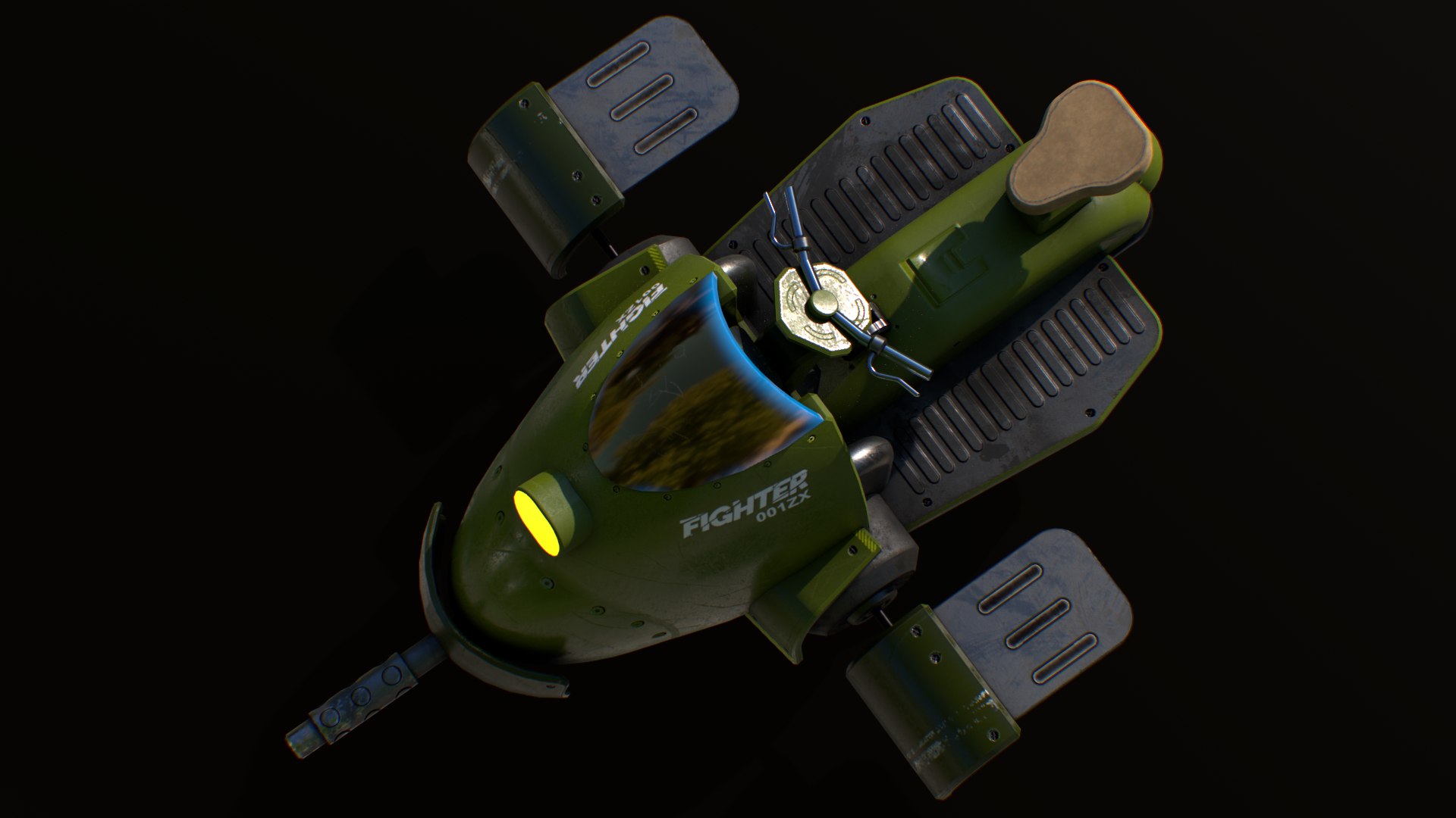 3D Sci Fi Space Hover Scooter Model - TurboSquid 2001842