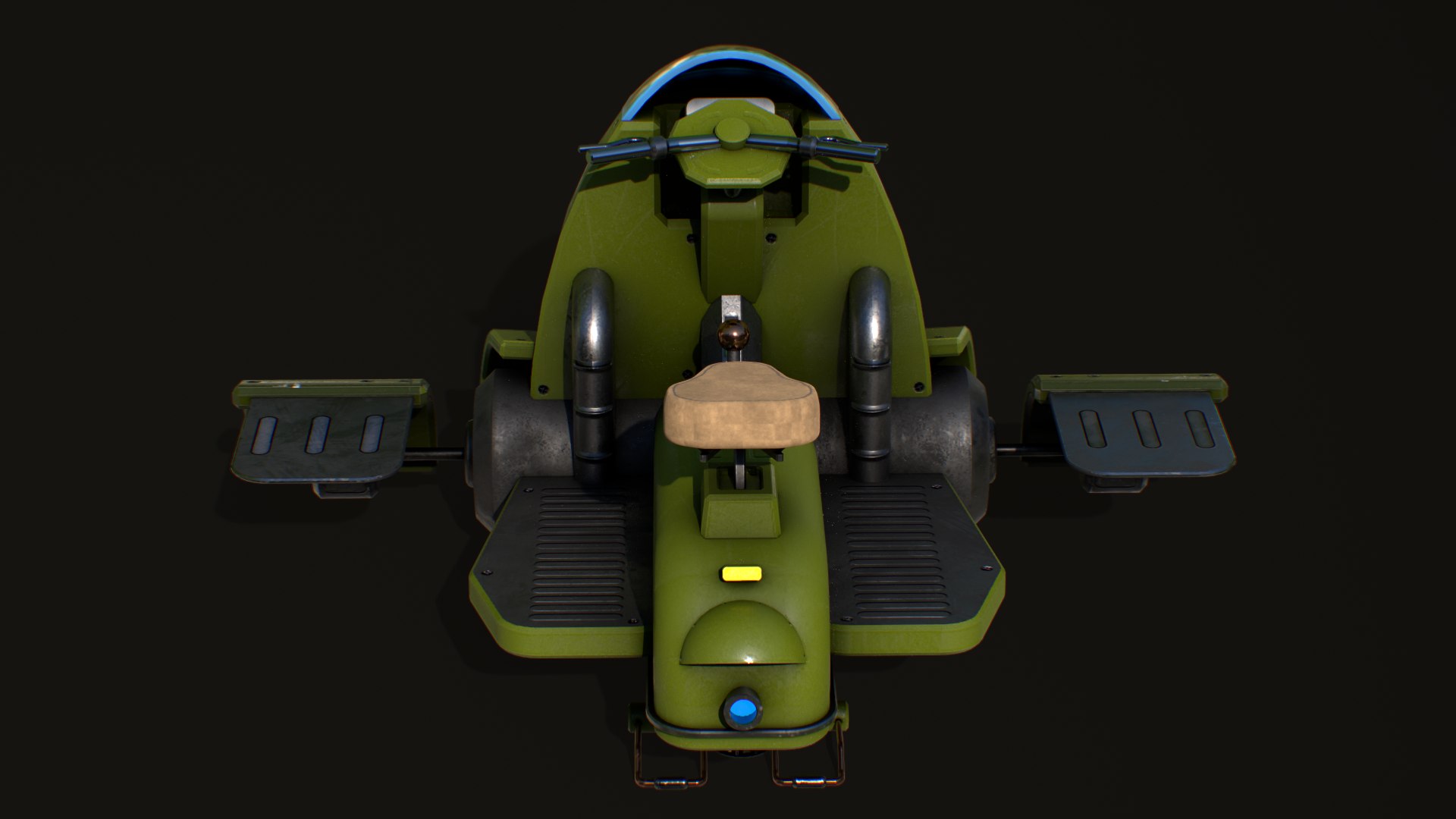 3D Sci Fi Space Hover Scooter Model - TurboSquid 2001842