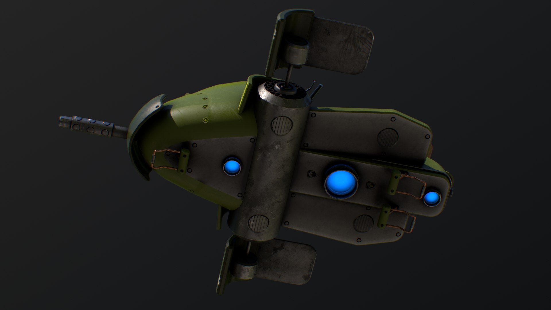 3D Sci Fi Space Hover Scooter Model - TurboSquid 2001842