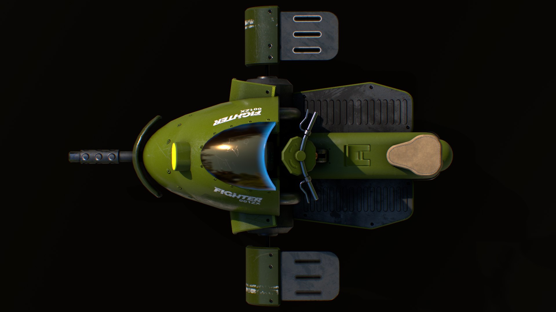 3D Sci Fi Space Hover Scooter Model - TurboSquid 2001842