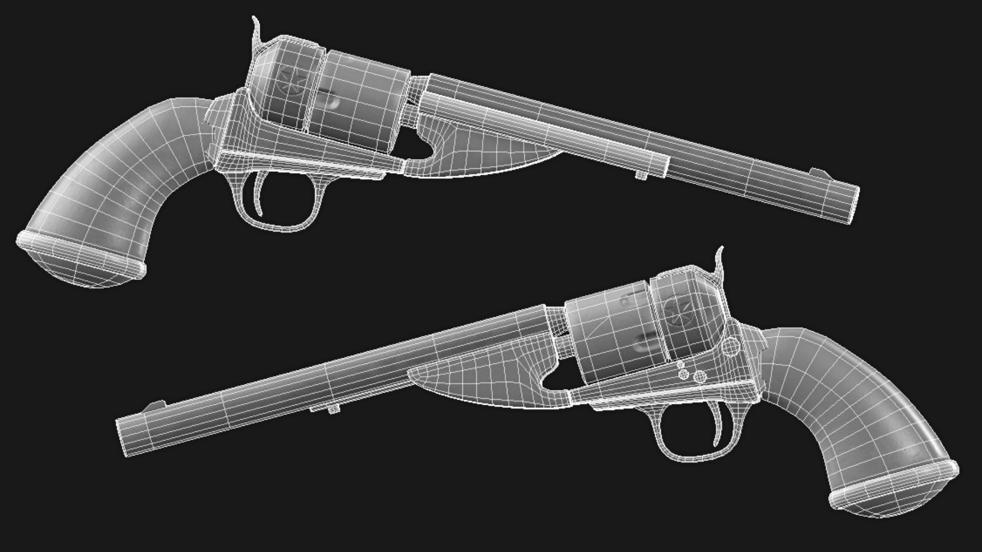 3D Toy Gun Revolver Model - TurboSquid 1939275