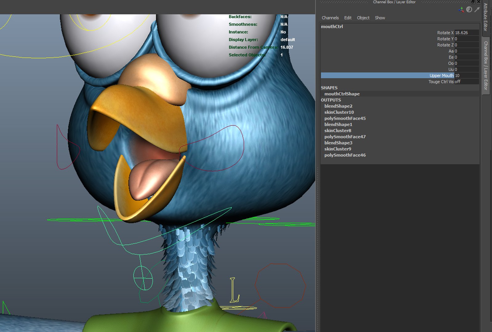 cartoon characters 3d model