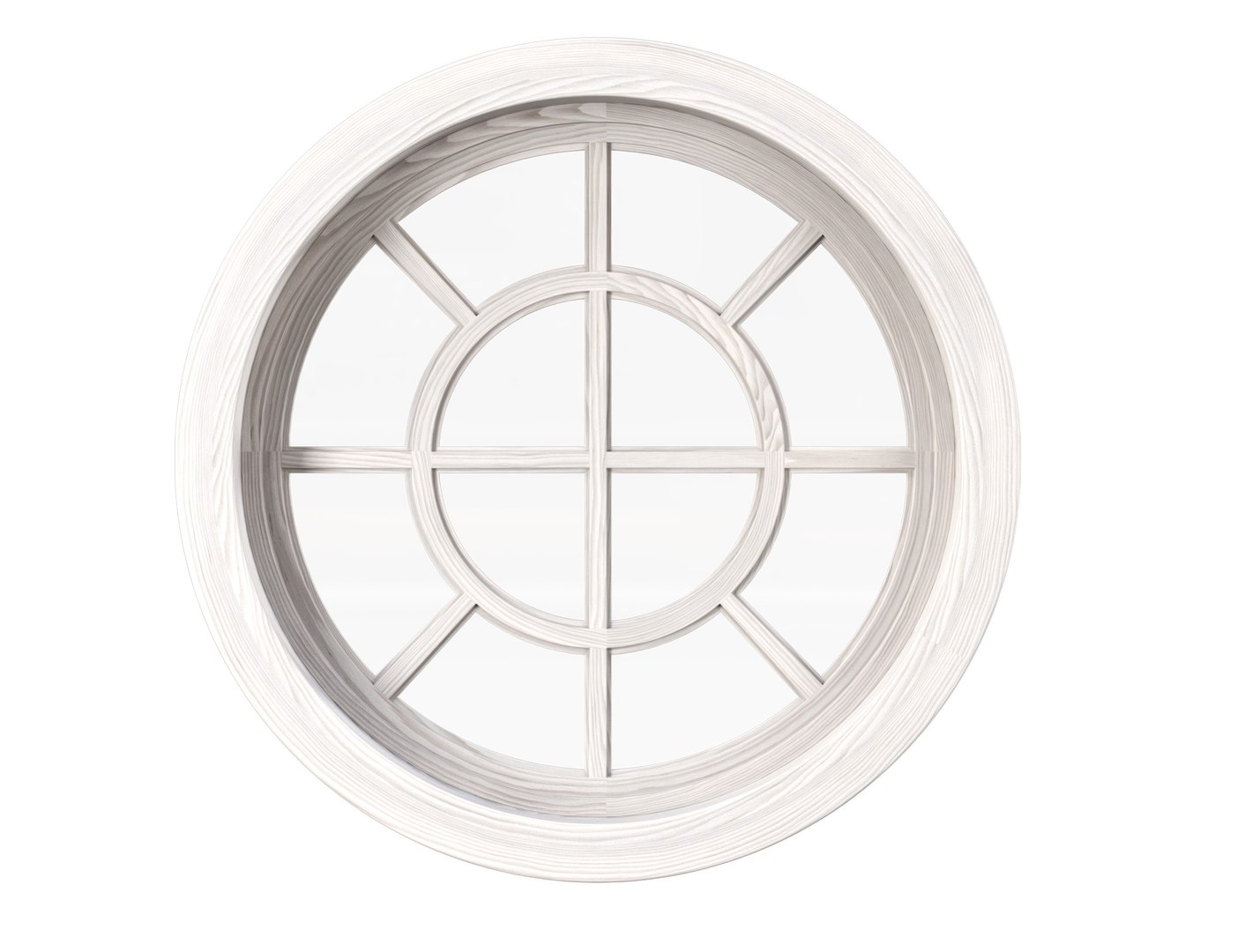 3D Wooden Round Window V1 - TurboSquid 2285040