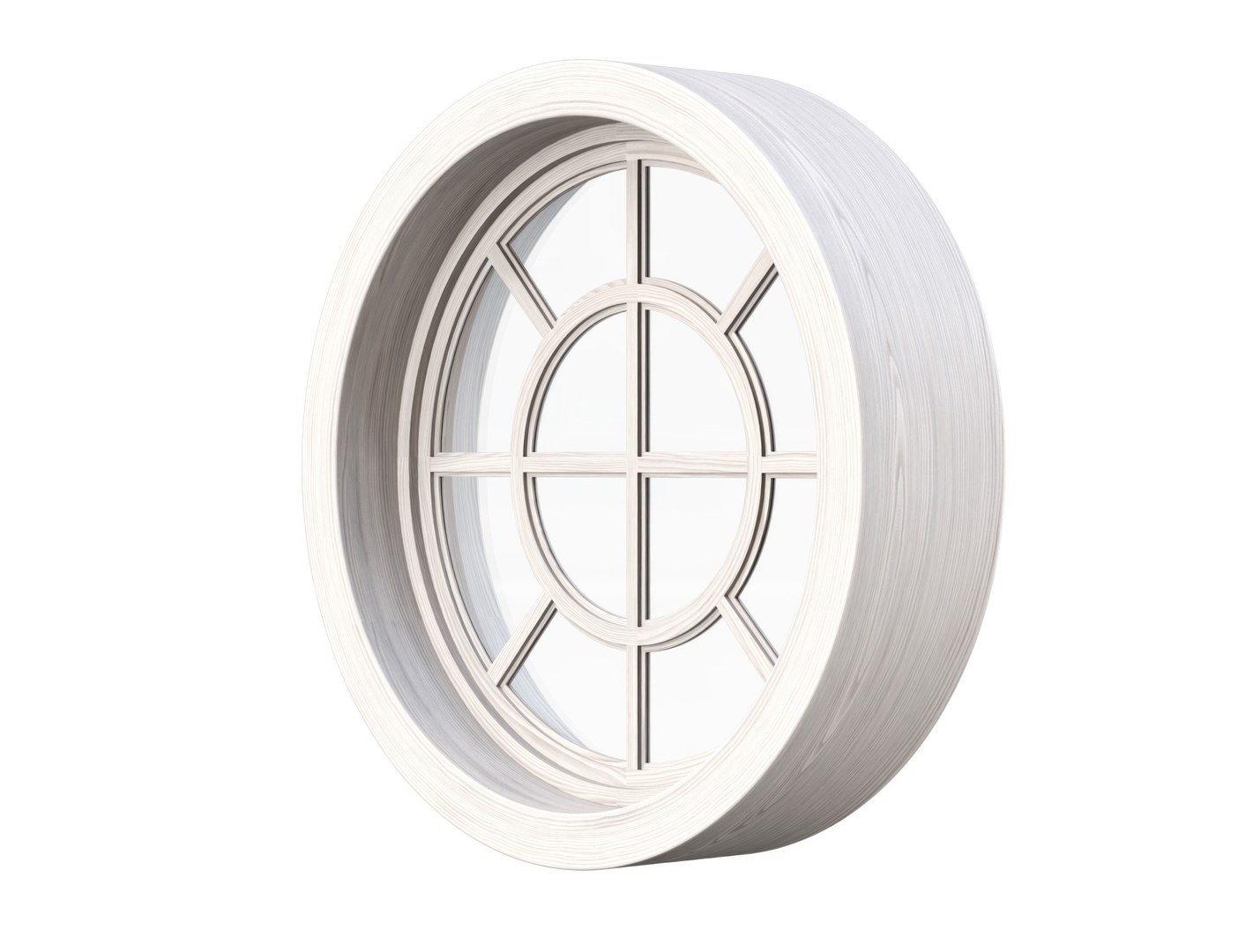 3D Wooden Round Window V1 - TurboSquid 2285040