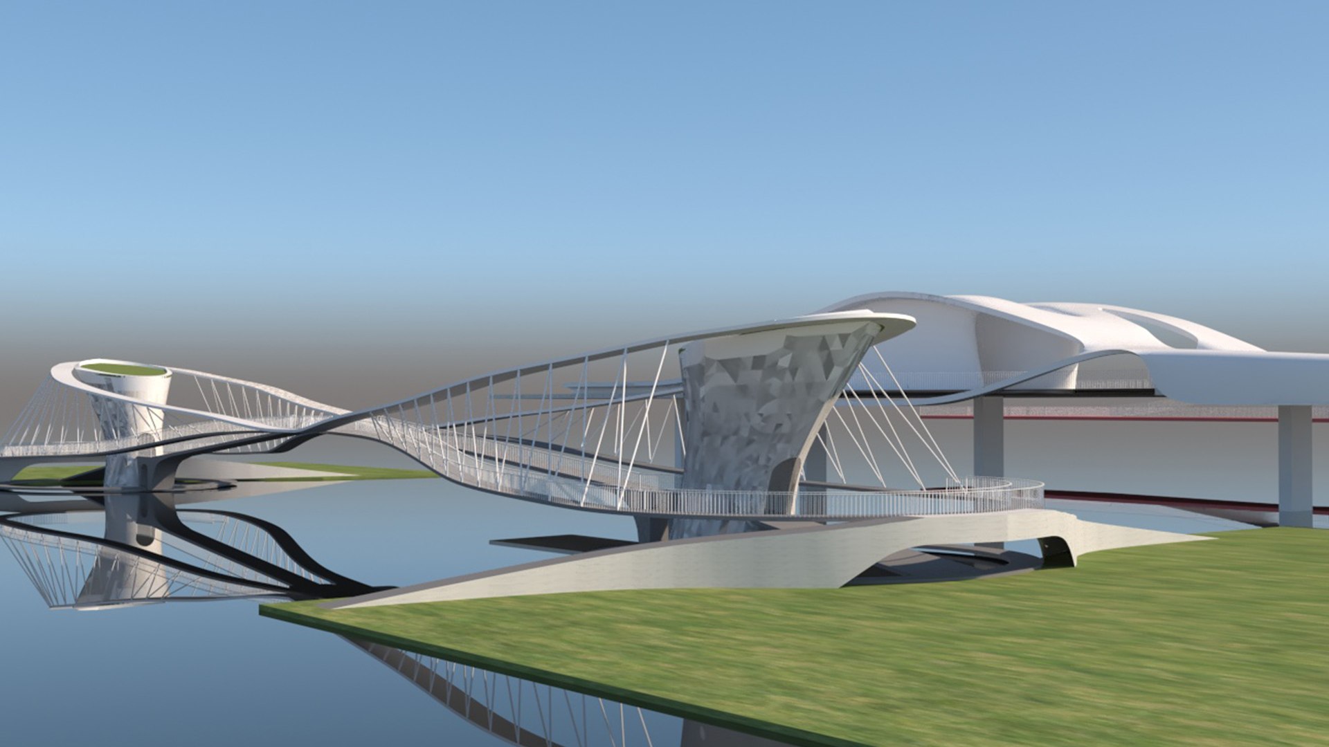 3D Bridge Design Vol 3 Model - TurboSquid 2119853