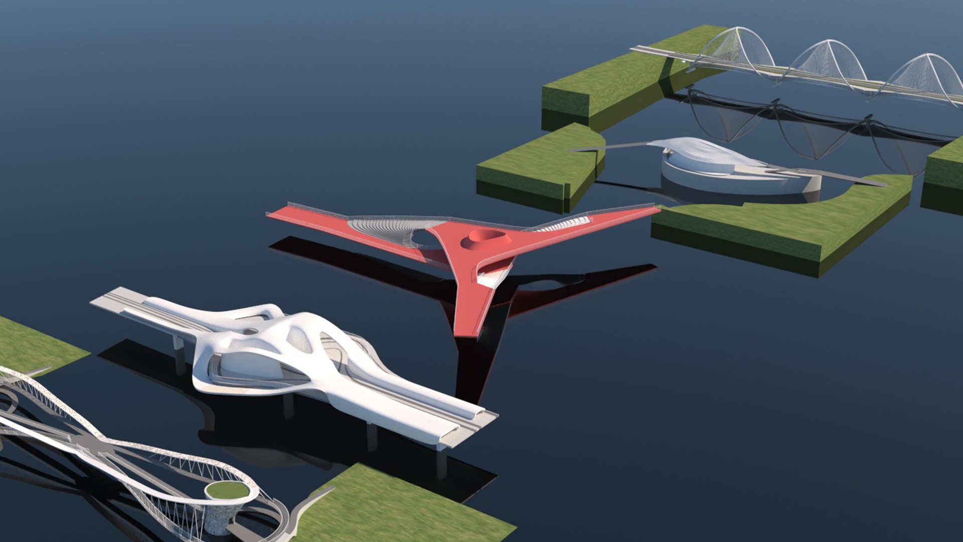 3D Bridge Design Vol 3 Model - TurboSquid 2119853