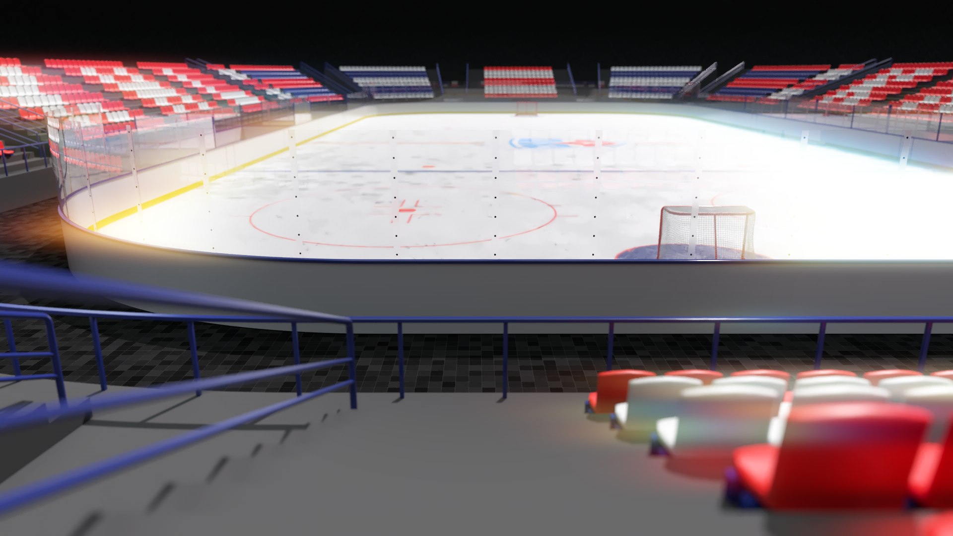 Hockey Arena Khl Stars 3D Model - TurboSquid 1263638