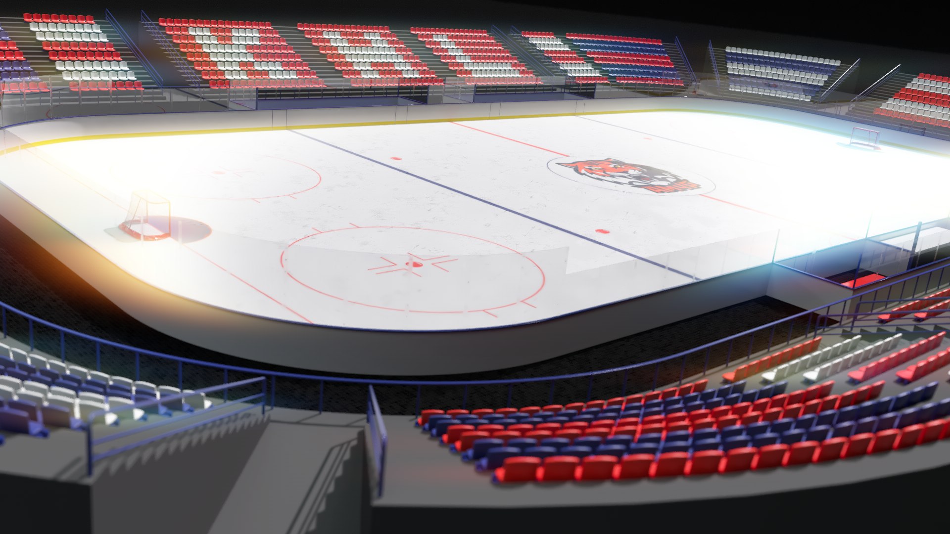 Hockey Arena Khl Stars 3D Model - TurboSquid 1263638